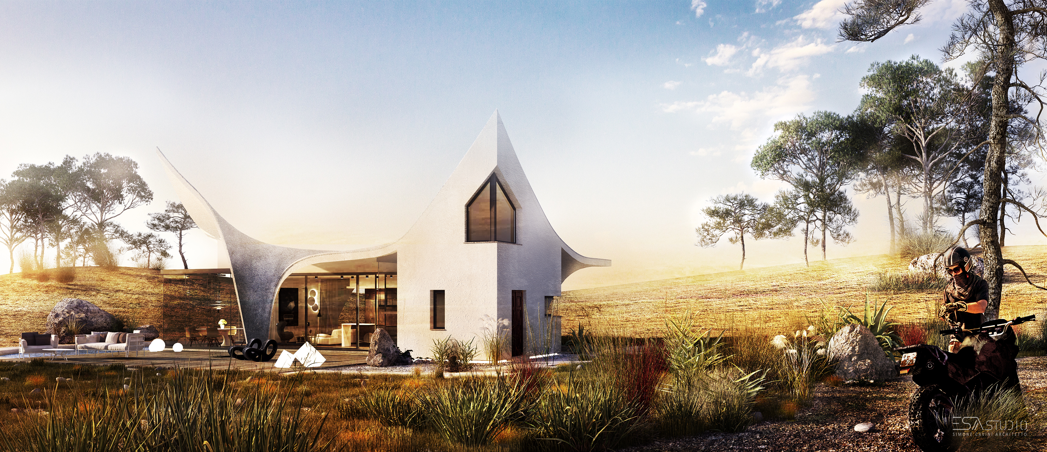 Flying Roof House by ESAASTUDIO - Architizer