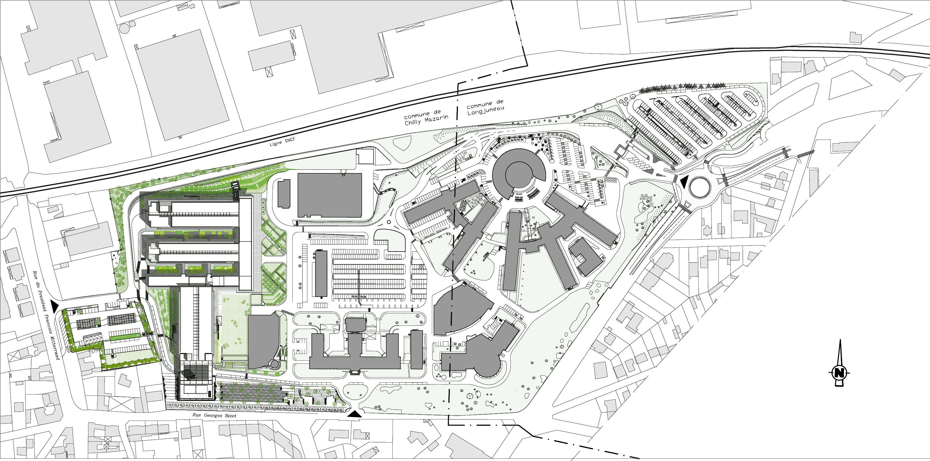 Sanofi's headquarter Masterplan by SLA Architecture - Architizer