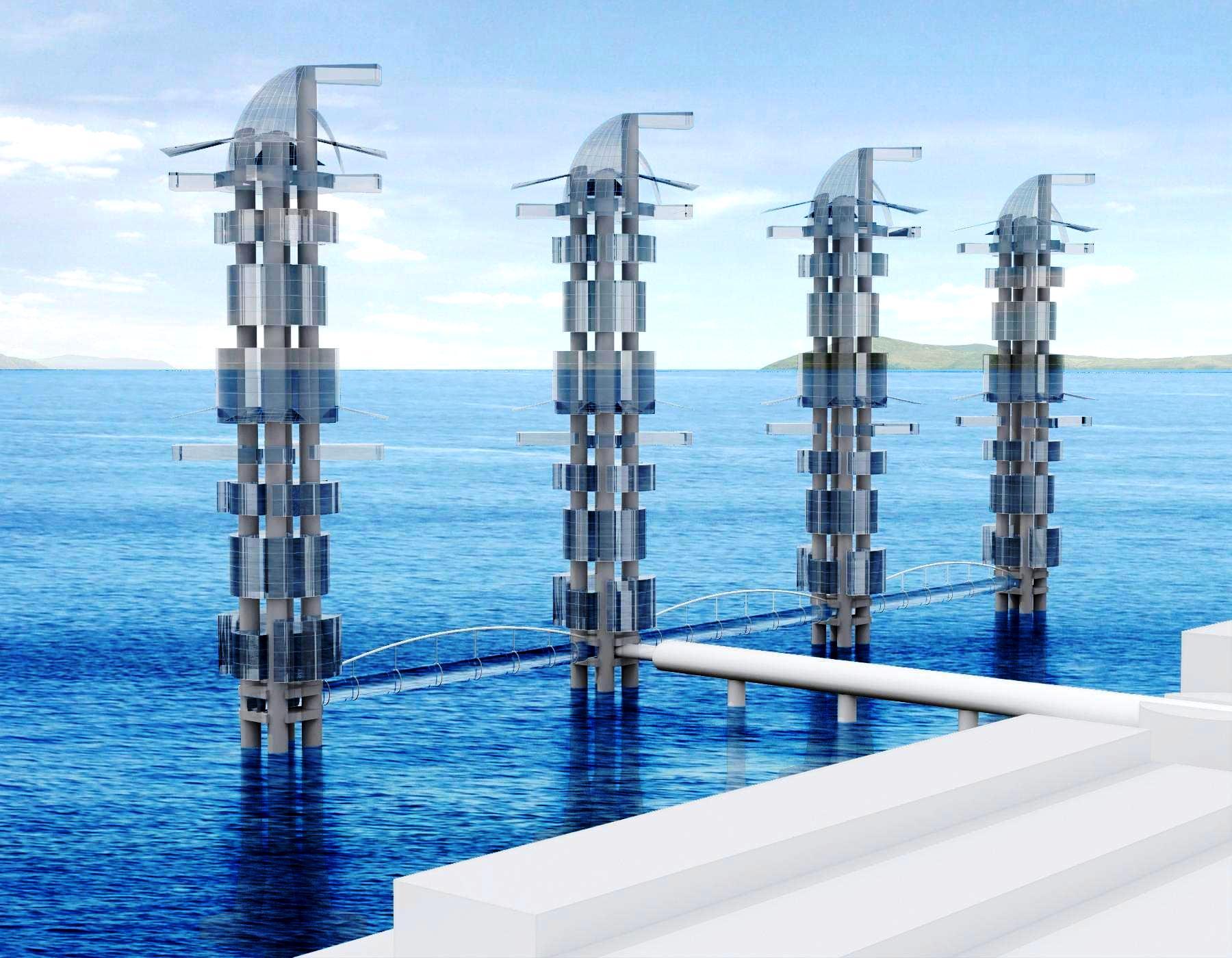 Idea 1576283: Sustainable Urban Islands by Tolkin Architects / Earth ...