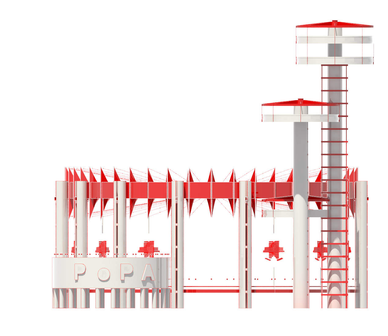 PoPA _ Pavilion of POP Art by Chicago Underground Practice - Architizer