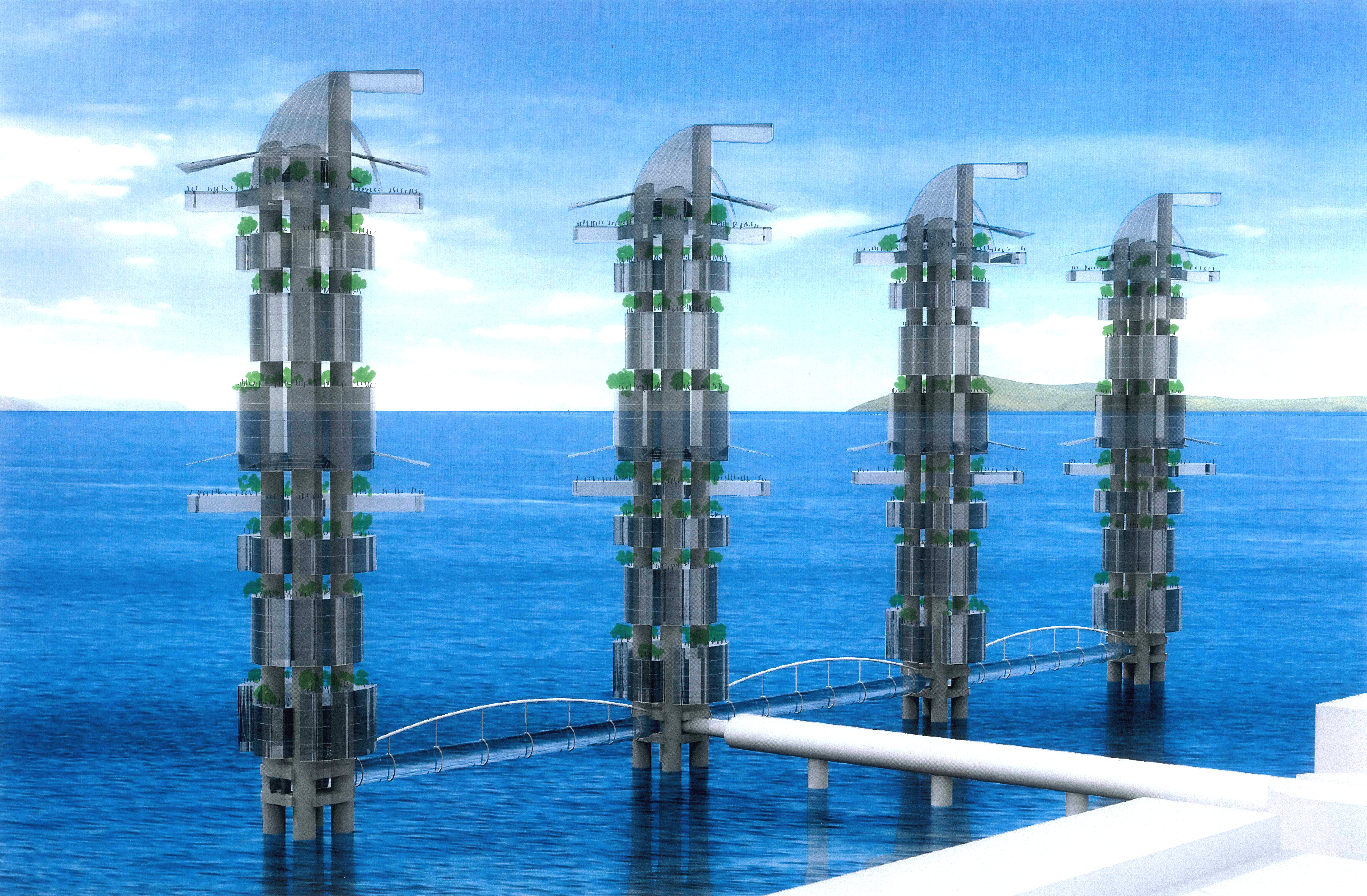 Sustainable Urban Islands by Tolkin Architects / Earth-Eco Systems ...