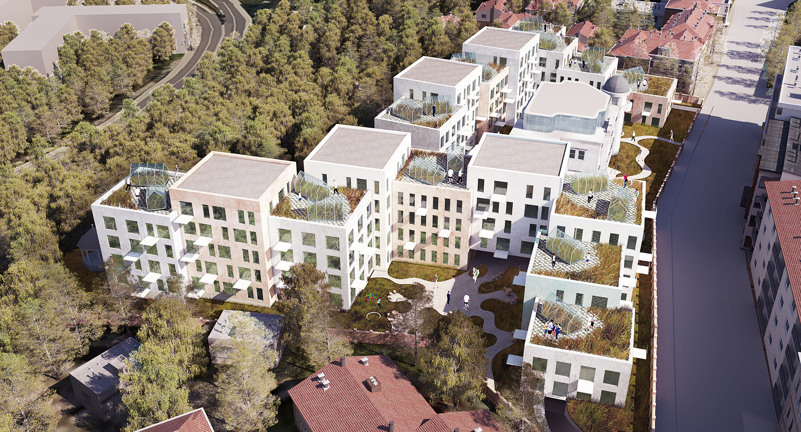 Lively and Communal Housing Project 'NEIGHBOURS' in Vilnius by VILNIAUS ...