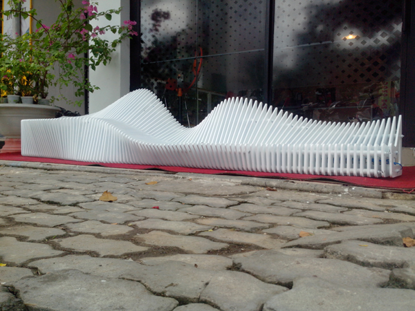 Parametric Bench design by Vo Huu Linh Architects - Architizer