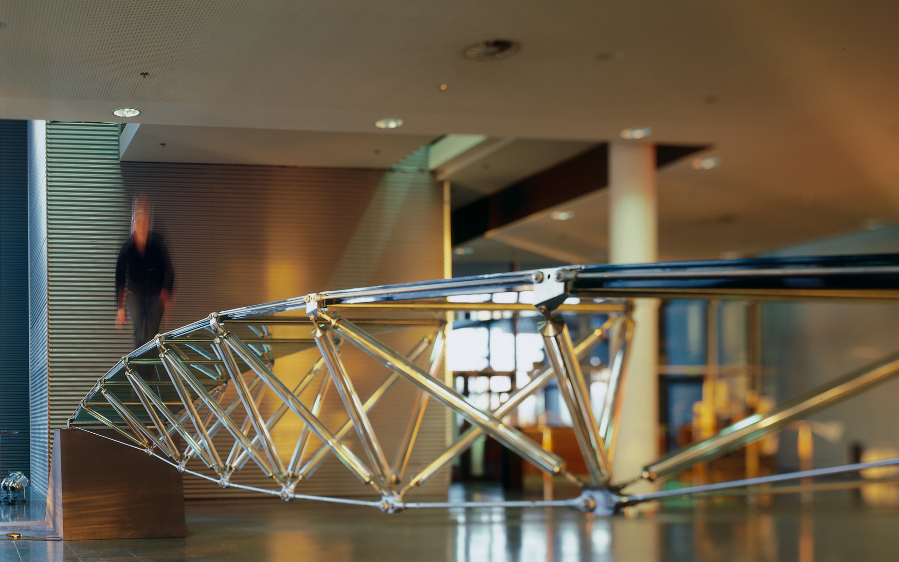 Glass Tube Bridge by Birk Heilmeyer und Frenzel Architekten - Architizer