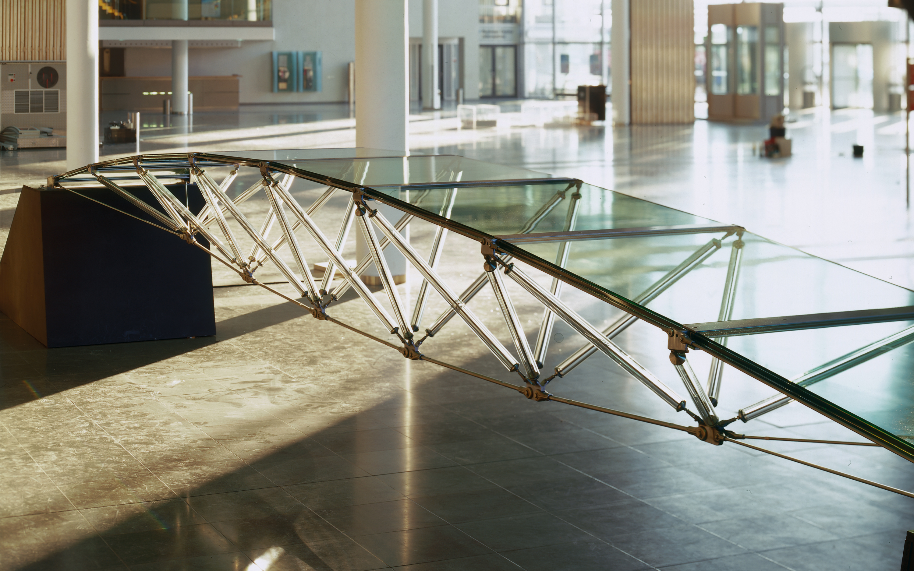 Glass Tube Bridge by Birk Heilmeyer und Frenzel Architekten - Architizer