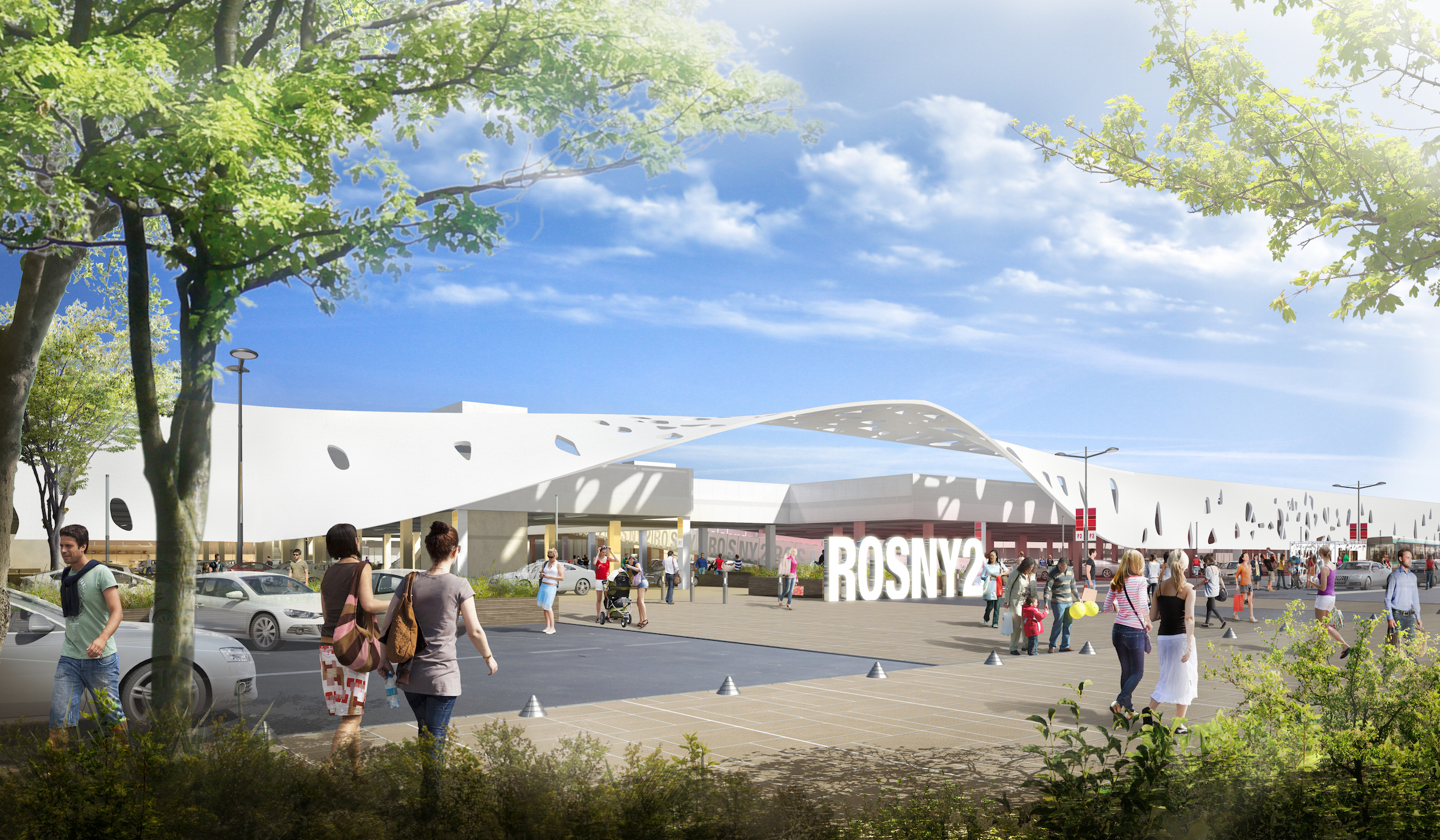 Centre commercial Rosny 2 by DGLA Architecture - Architizer