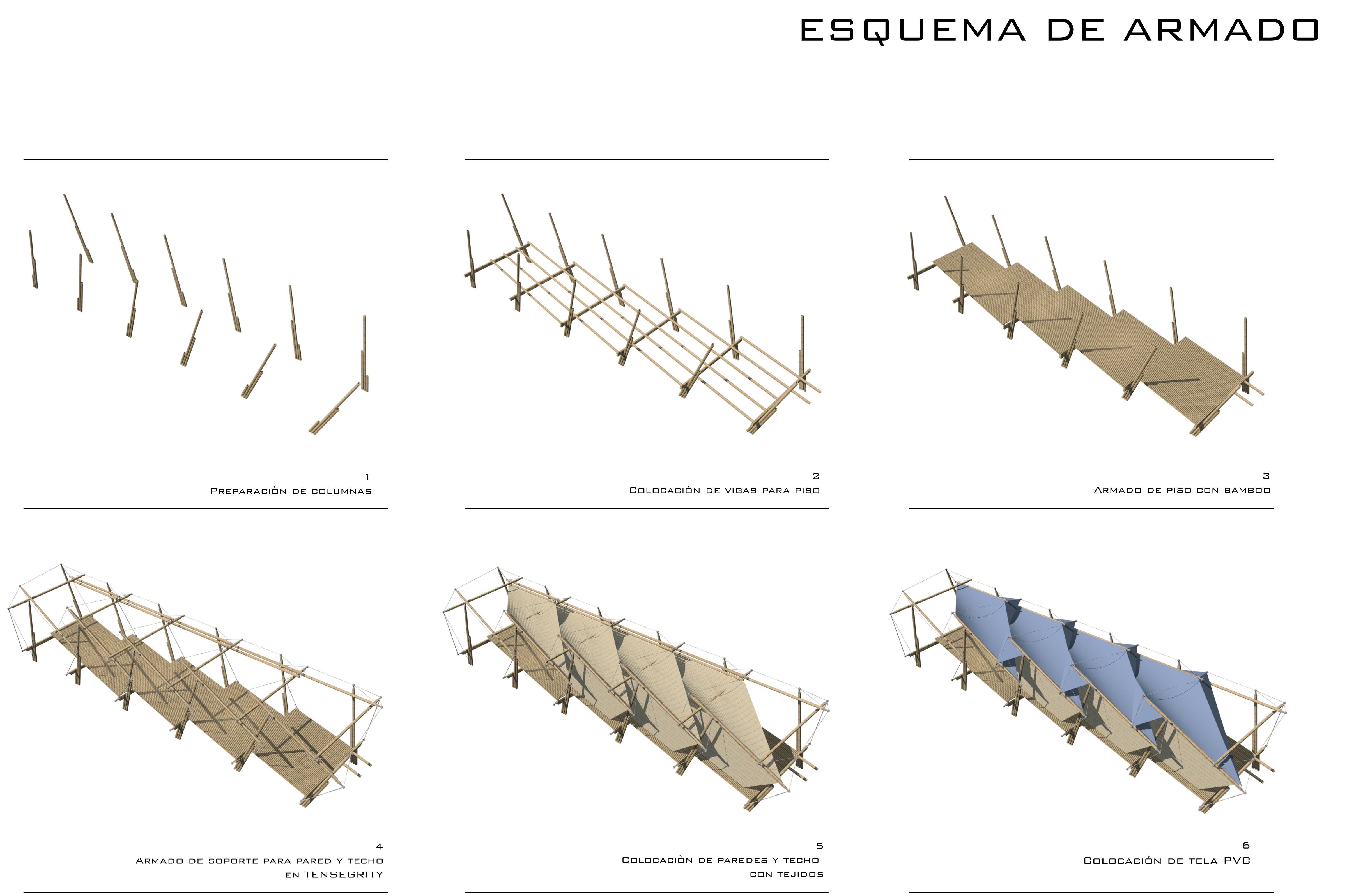 Bamboo + Tensegrity by Martin Basigalup - Architizer
