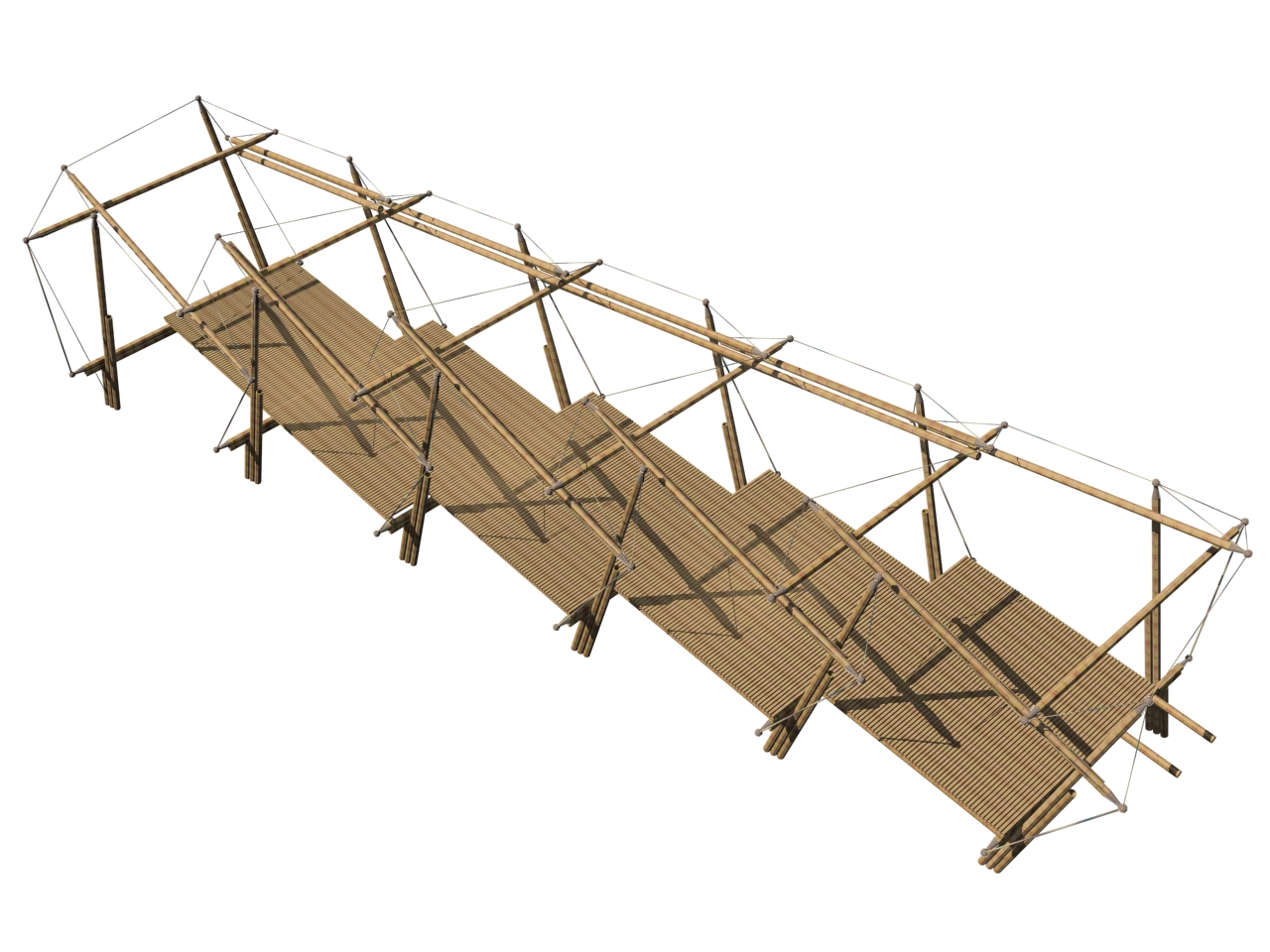 Bamboo + Tensegrity by Martin Basigalup - Architizer