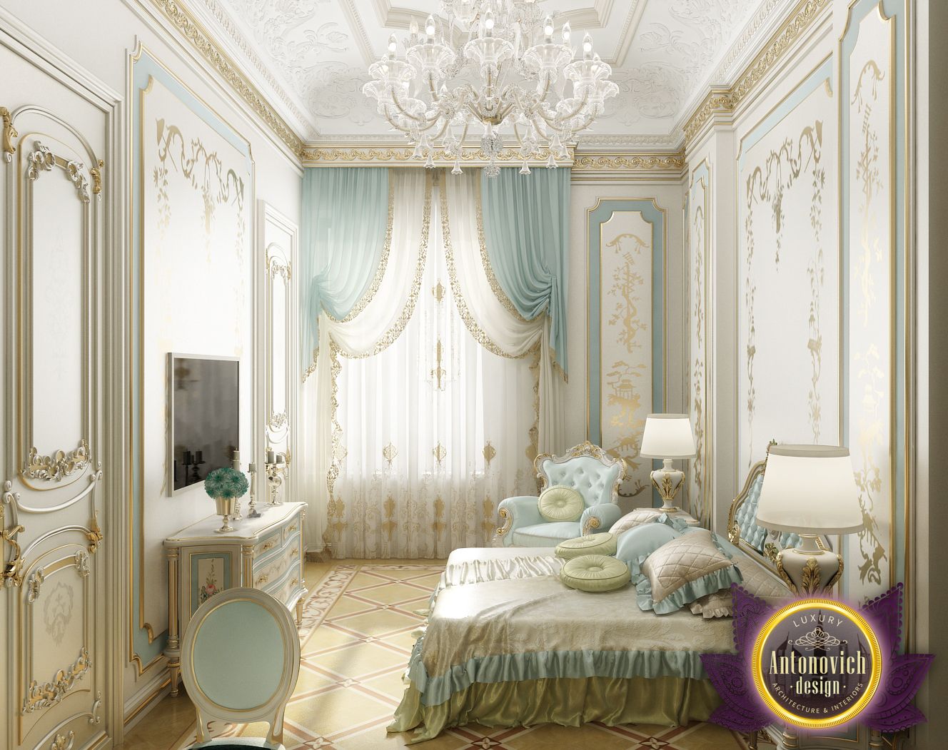 Bedroom design ideas by Luxury Antonovich Design by LUXURY ANTONOVICH ...