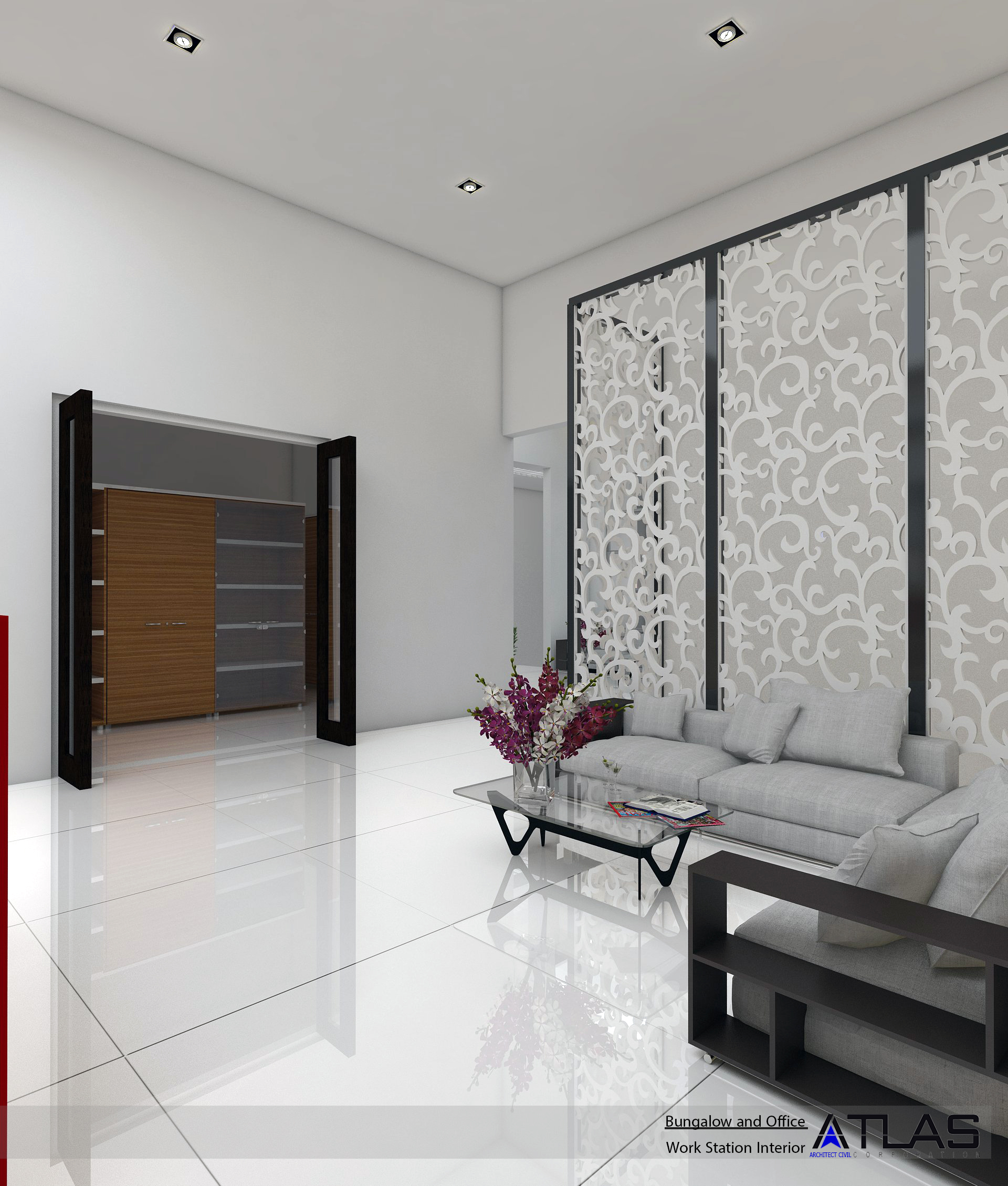 Design Bungalow home n office (Tropical consept) by Altas Studio ...