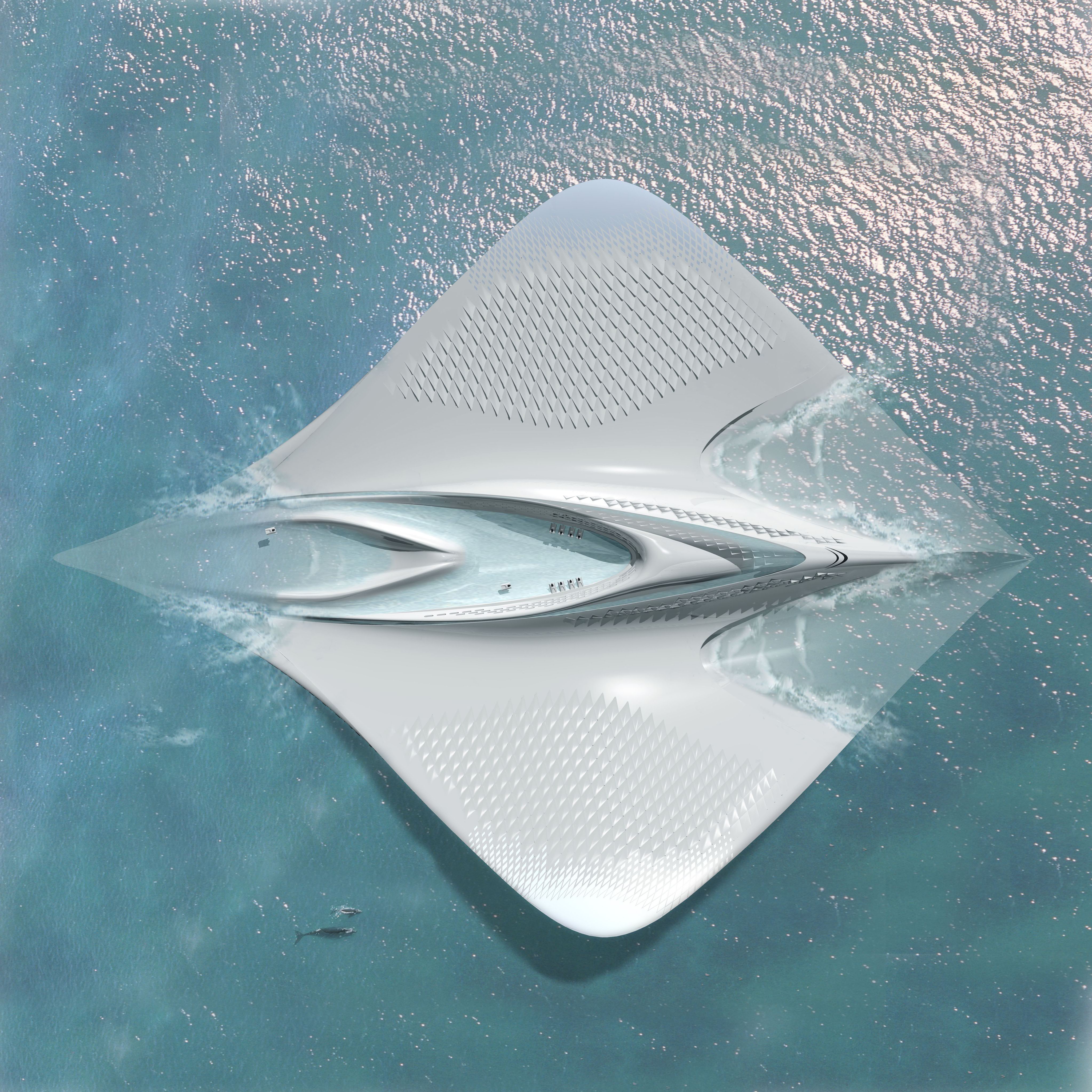 Idea 1606235: City of Meriens by Jacques Rougerie Architectes Associés ...