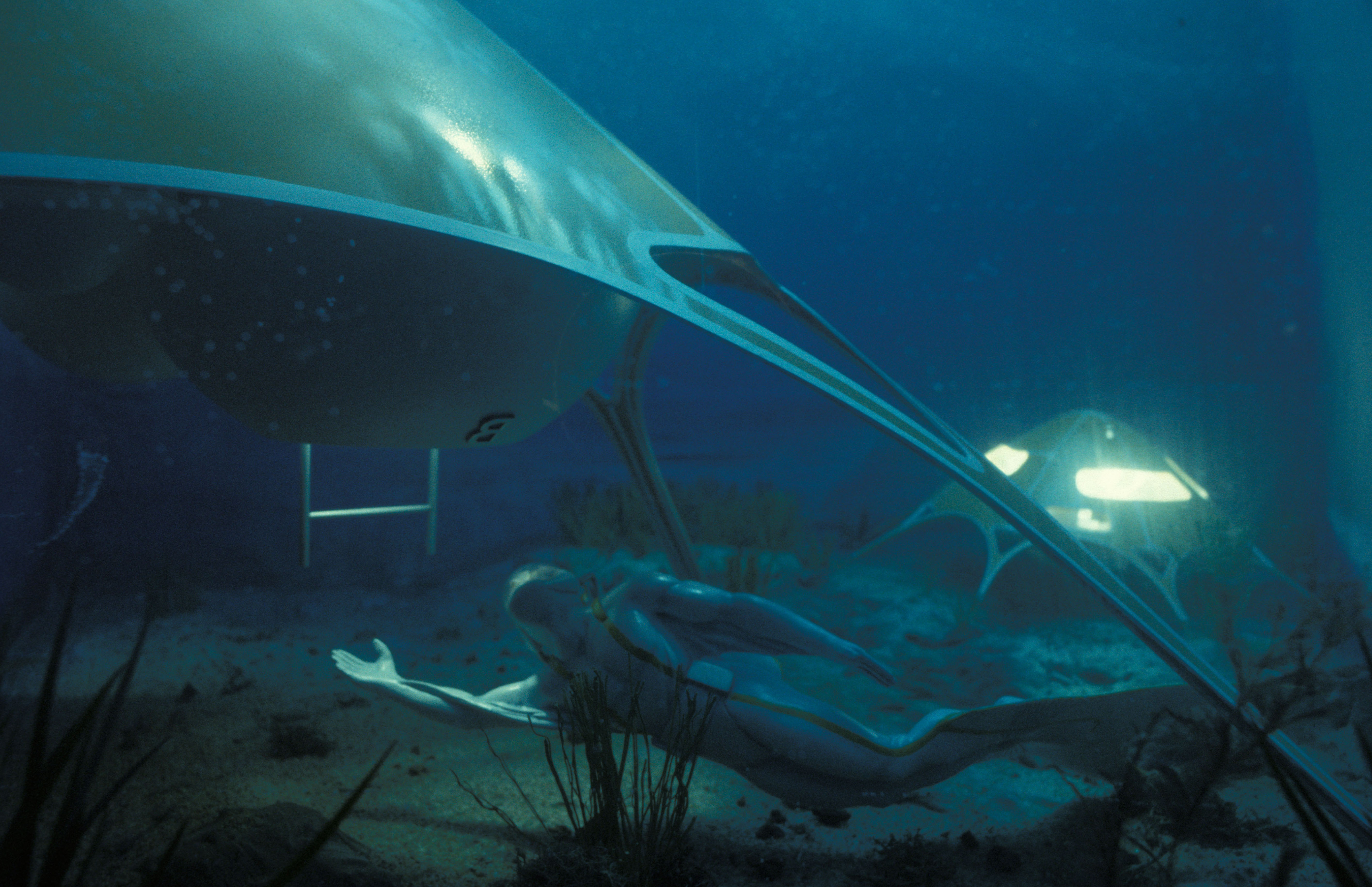 Village sous-marin, an underwater village and training base by Jacques ...