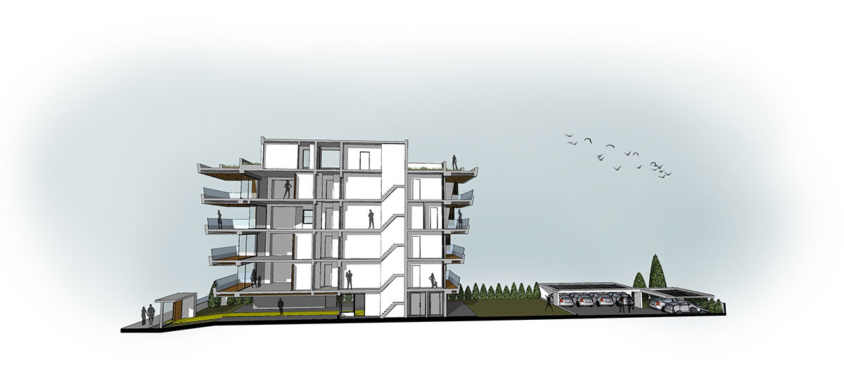 Apartment Building in Neoi Epivates by OFFICETWENTYFIVEARCHITECTS ...