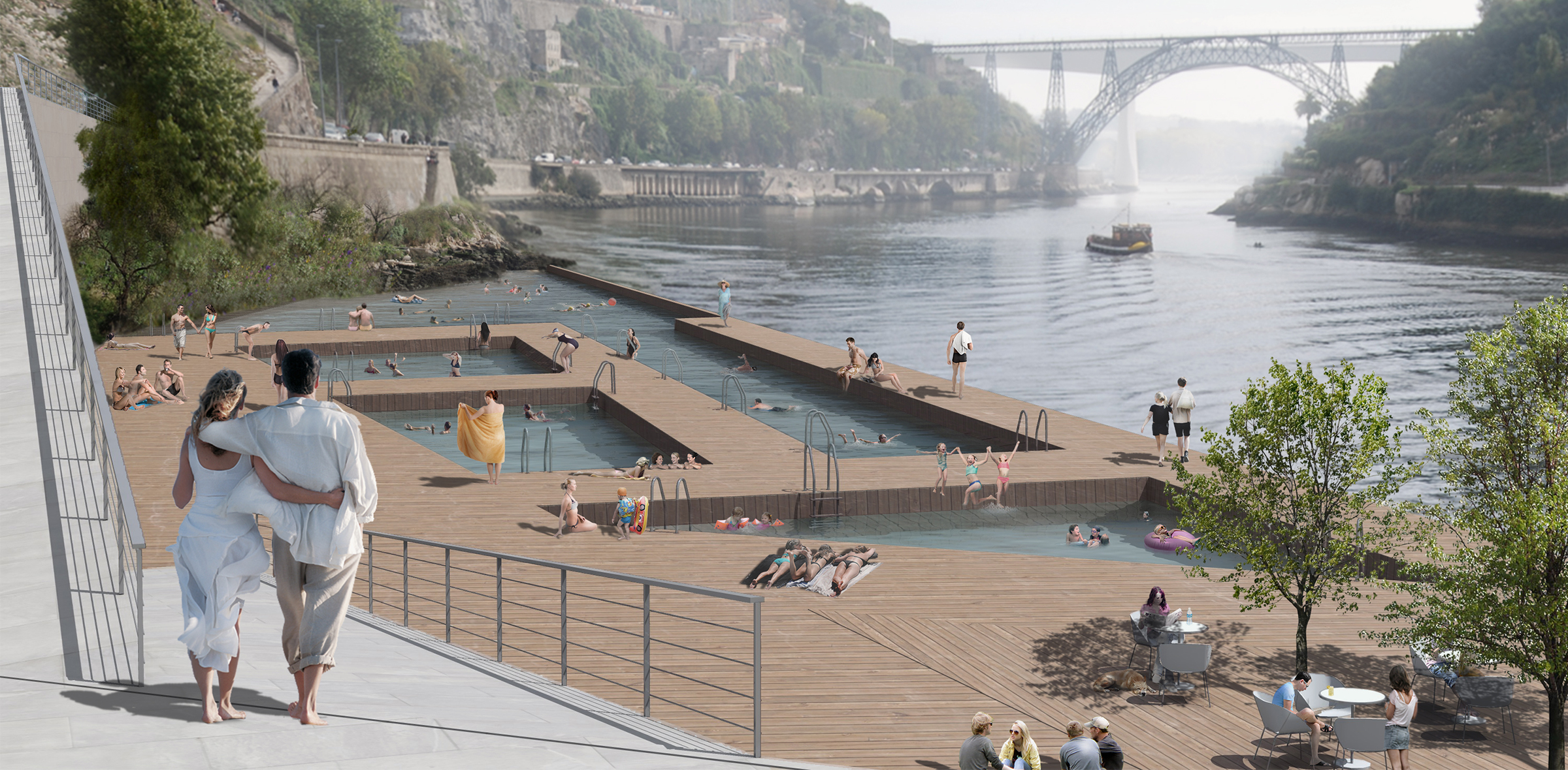 "Porto Pool Promenade Ideas Competition" Proposal 2 by ...