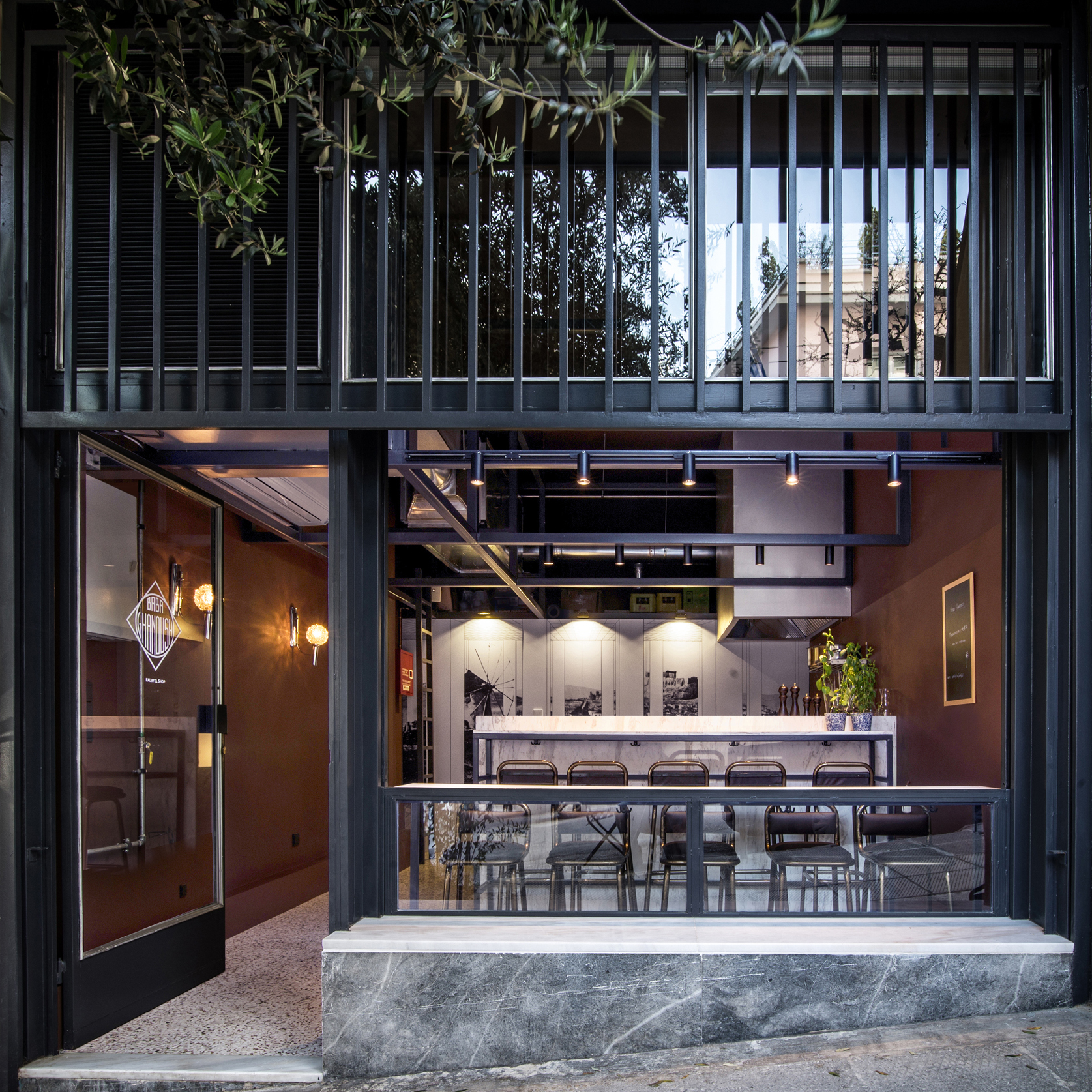 Baba Ghanoush Falafel Shop by Plaini and Karahalios Architects - Architizer