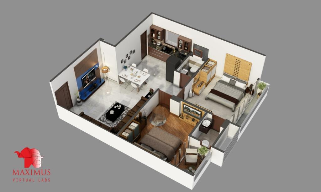 Interactive 3D Floor Plan by Maximus 3D Floor Plan Design - Architizer