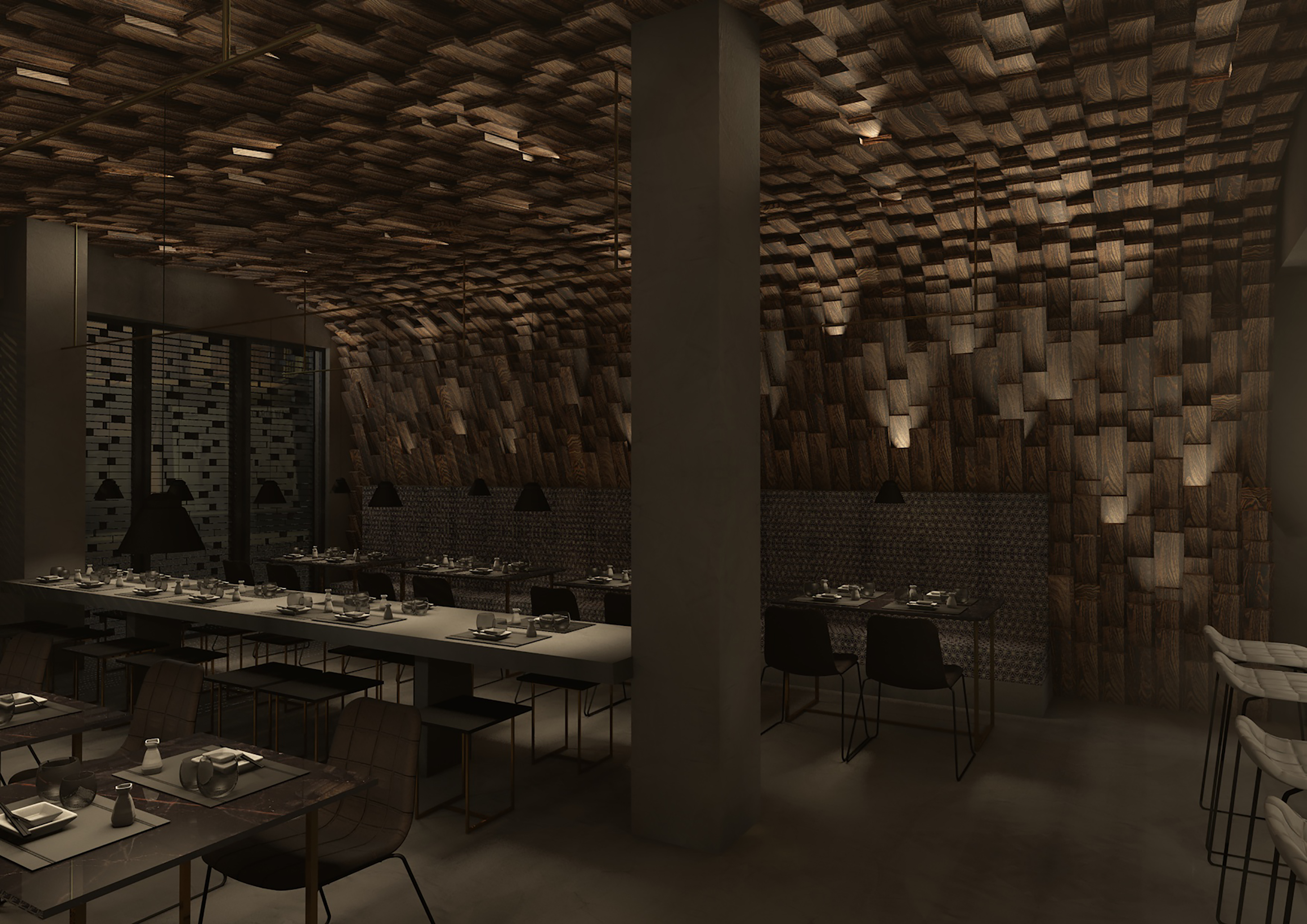 Naka restaurant | Introvert spatial scenario by Barault Architects ...