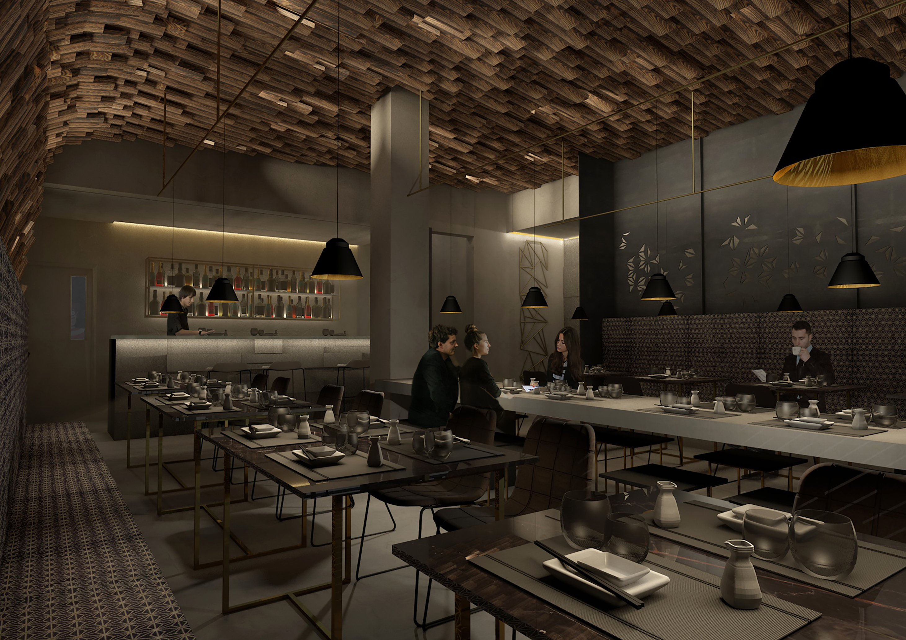 Naka restaurant | Introvert spatial scenario by Barault Architects ...