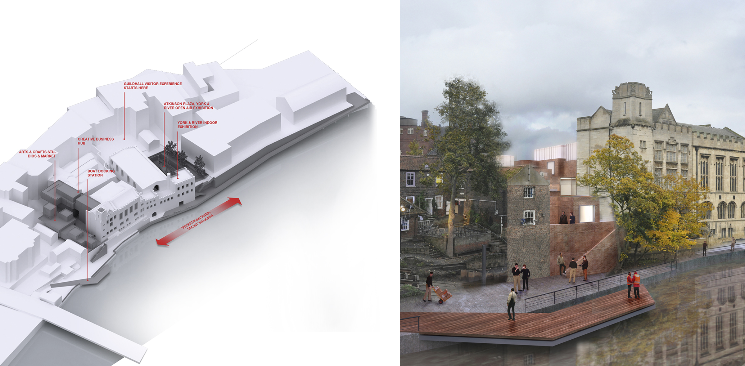 RIBA Competition "York's Guildhall Compex" by ...