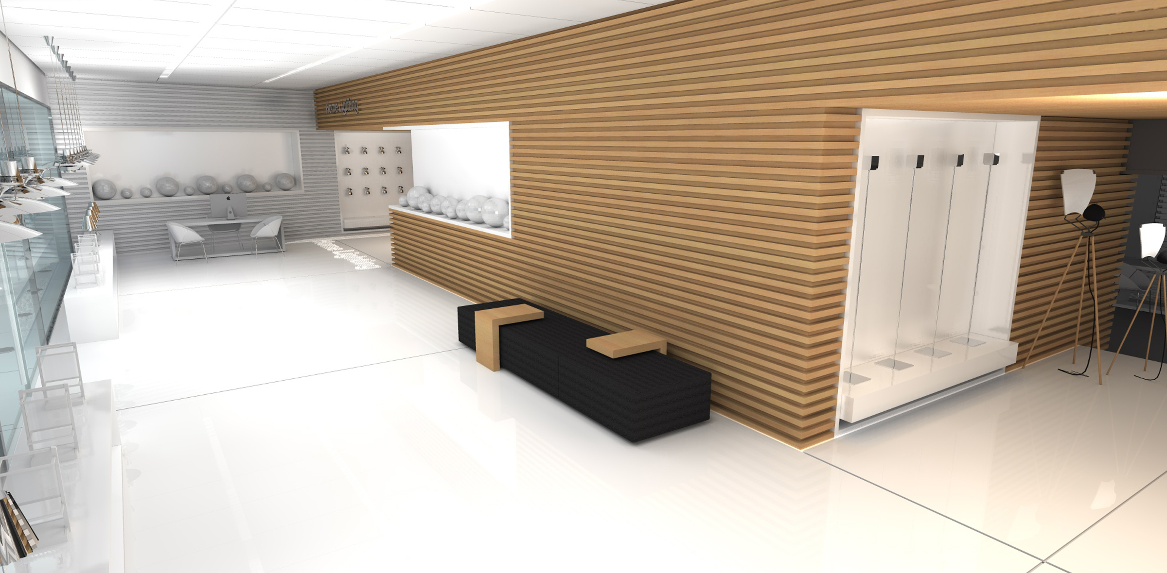 Interior Design "Petridis Lighting Store" by OFFICETWENTYFIVEARCHITECTS ...