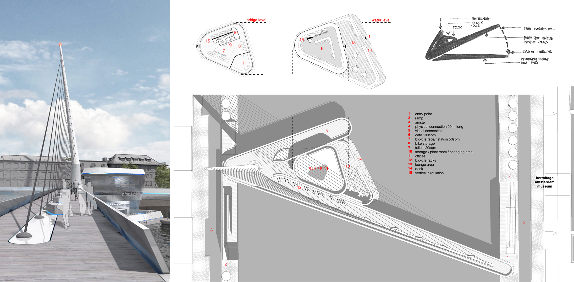 Competition AC-CA " Amsterdam Iconic Pedestrian Bridge" by ...