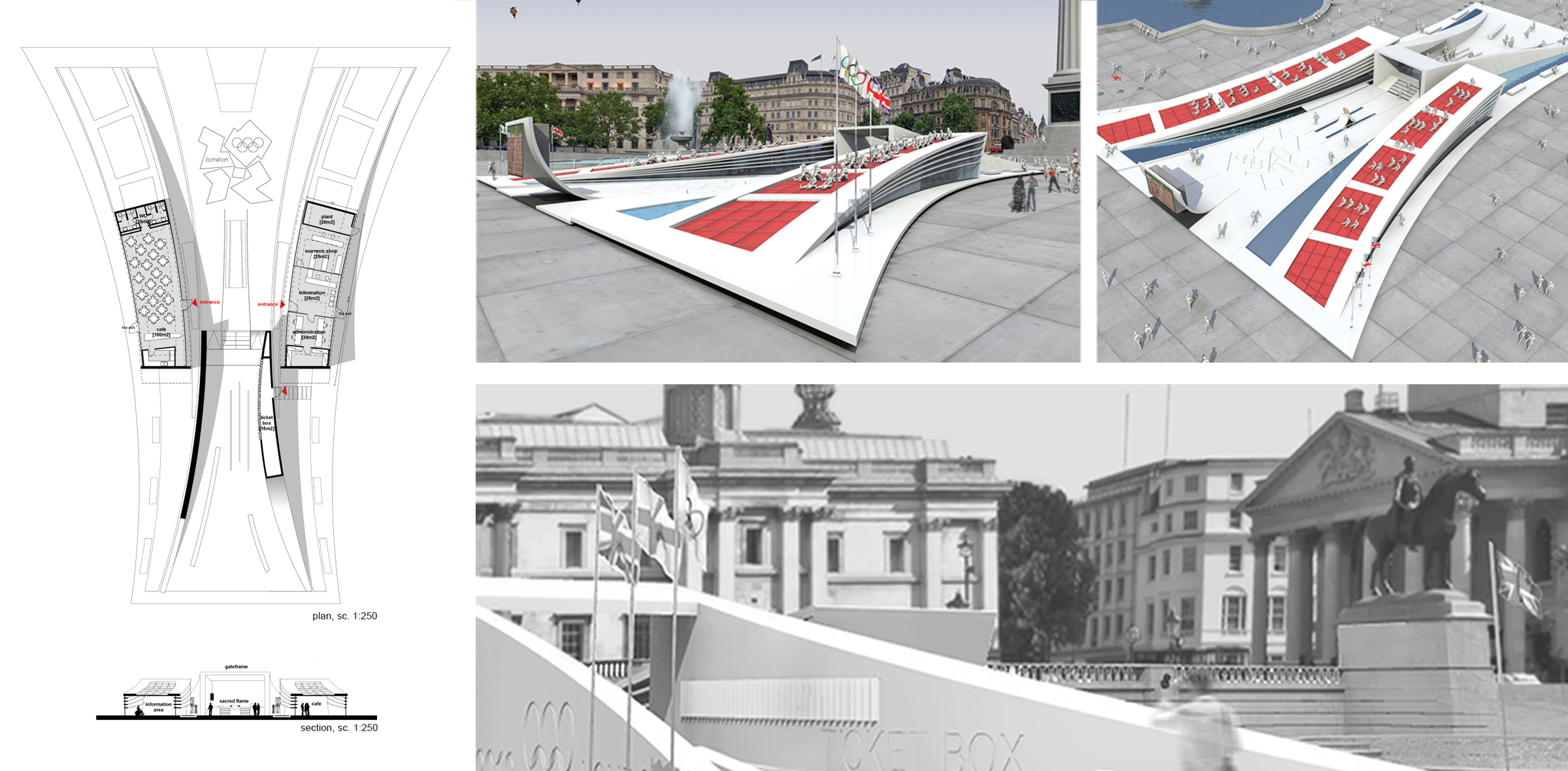 Competition AC-CA for the "London Information Pavilion" by ...