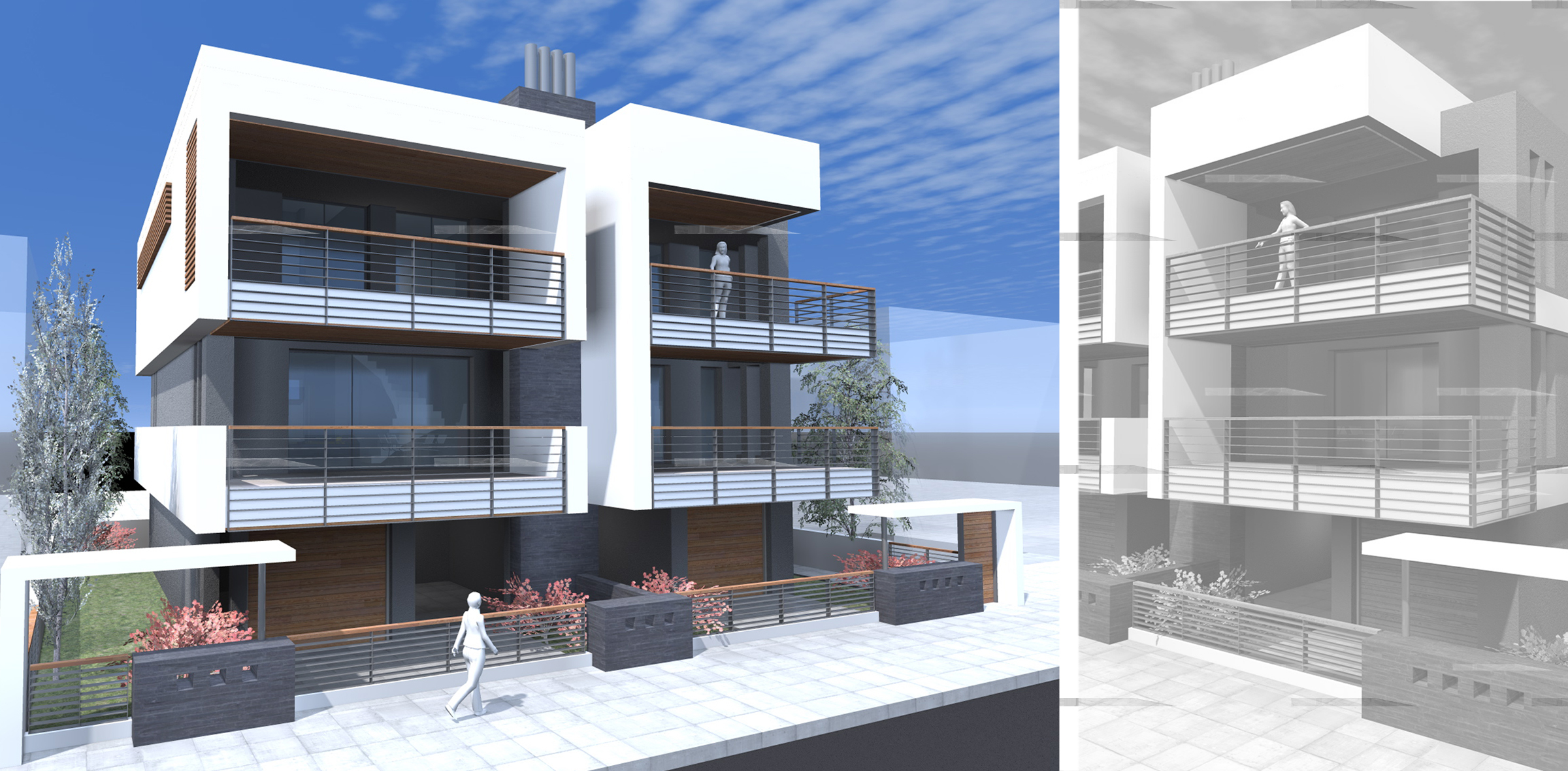 Housing in Trochiodromika Charilaou by OFFICETWENTYFIVEARCHITECTS ...