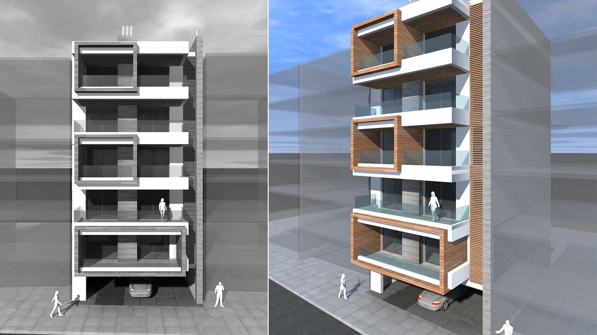 Apartment Building in Toumpa, Peston Str by OFFICETWENTYFIVEARCHITECTS ...
