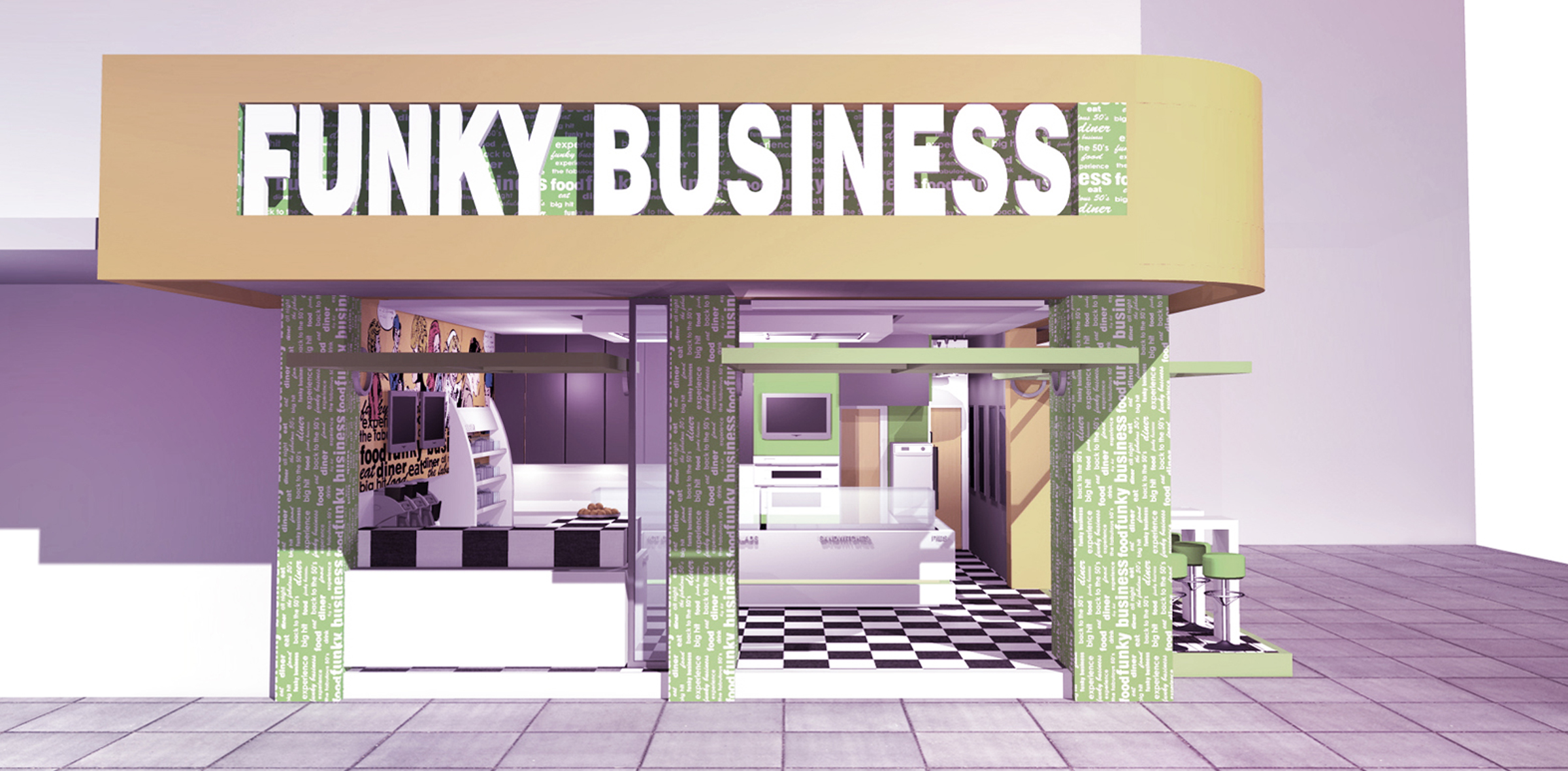 Funky Business Diner by OFFICETWENTYFIVEARCHITECTS - Architizer