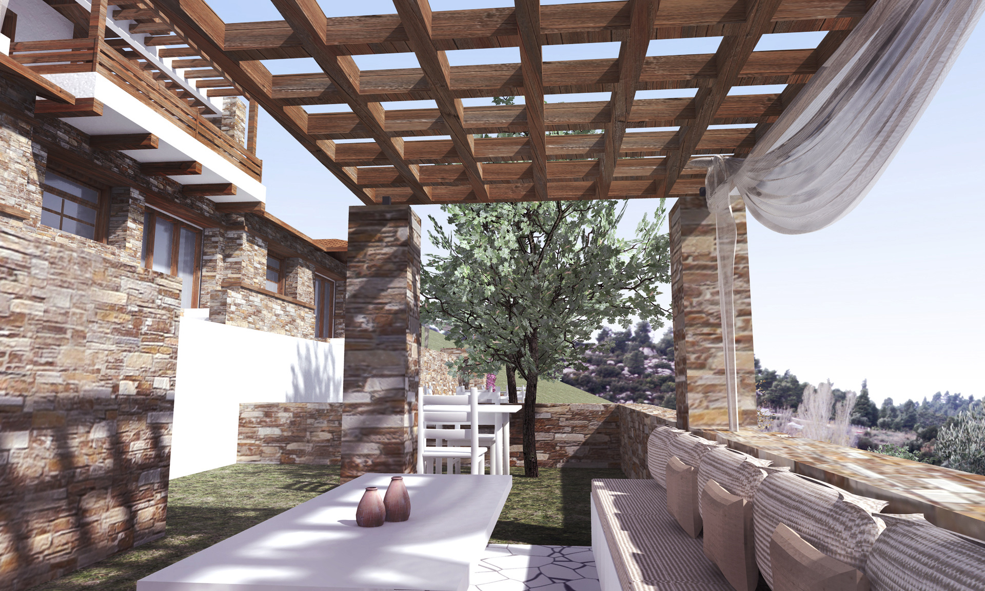 Summer Houses in Parthenon by OFFICETWENTYFIVEARCHITECTS - Architizer