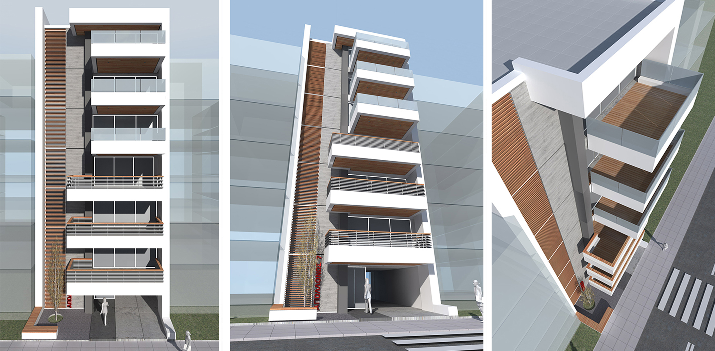 Six Storey Apartment Building in Toumpa by OFFICETWENTYFIVEARCHITECTS ...