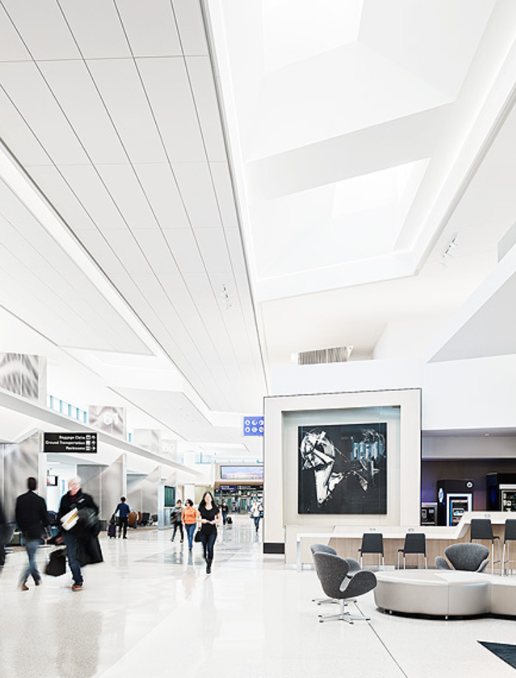 SFO International Airport Terminal 3 Boarding E by Gensler - Architizer