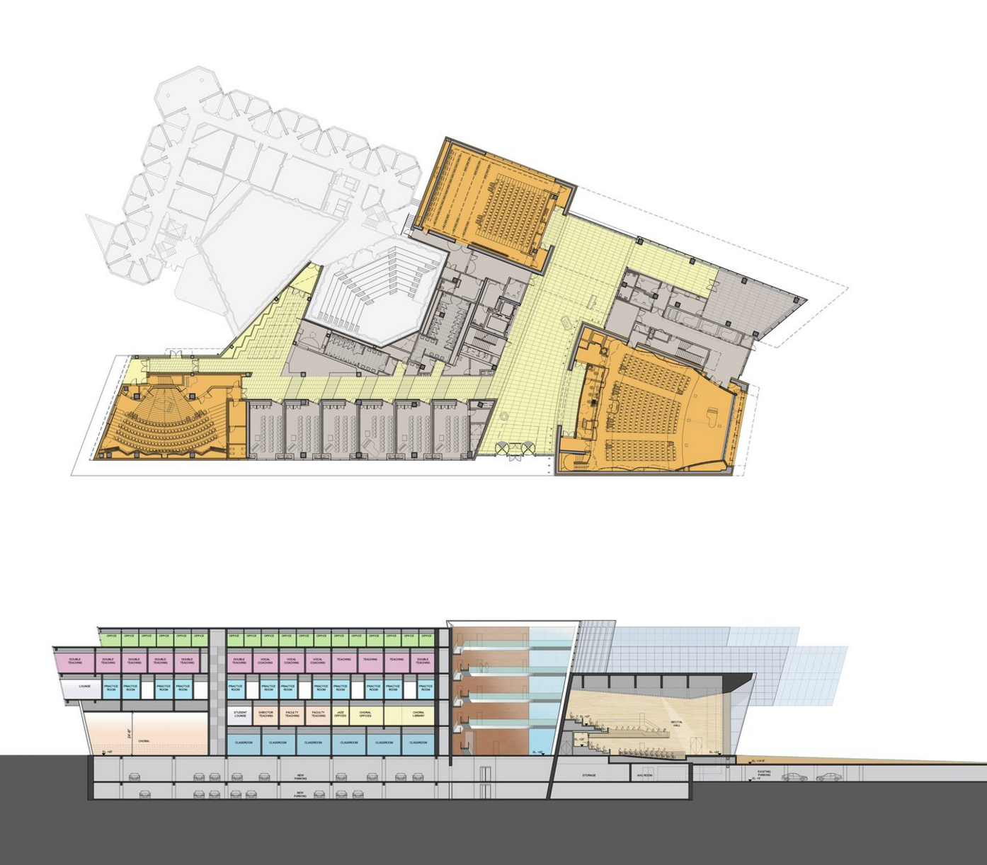Patrick G. and Shirley W. Ryan Center for the Musical Arts by Goettsch ...