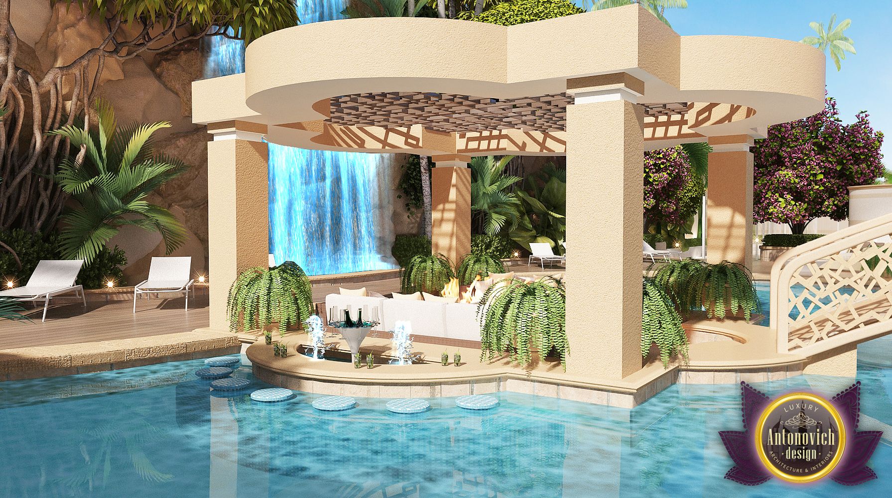 Landscape architecture by Luxury Antonovich Design by LUXURY ANTONOVICH ...