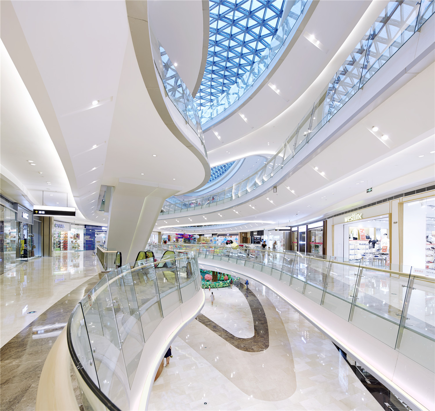 Gemdale Lake Town Dajing Shopping Mall Lighting Design by GD-Lighting ...