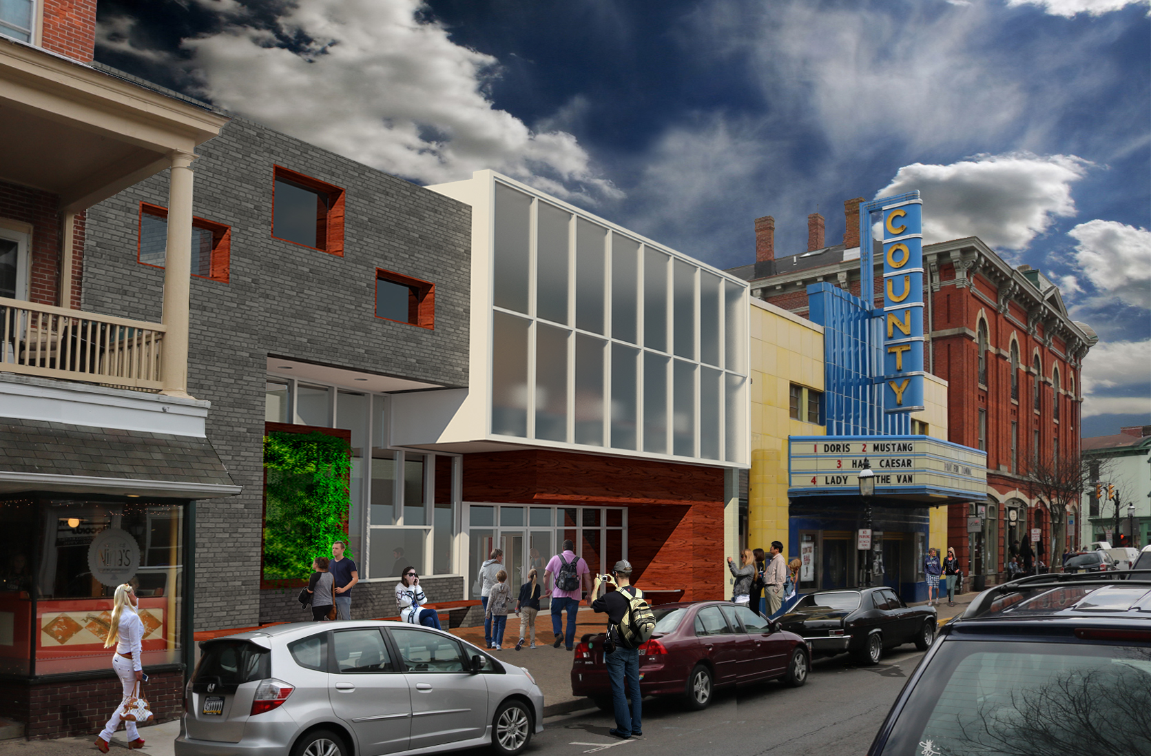 Community Theatre competition by OMNIA Group Architects - Architizer