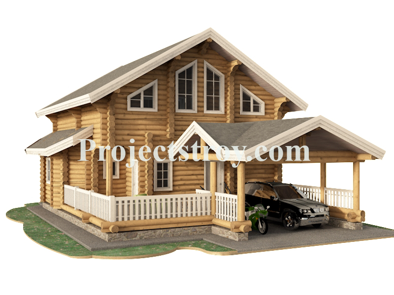 From a log home project by Projectstroy drawings log cabins | home ...