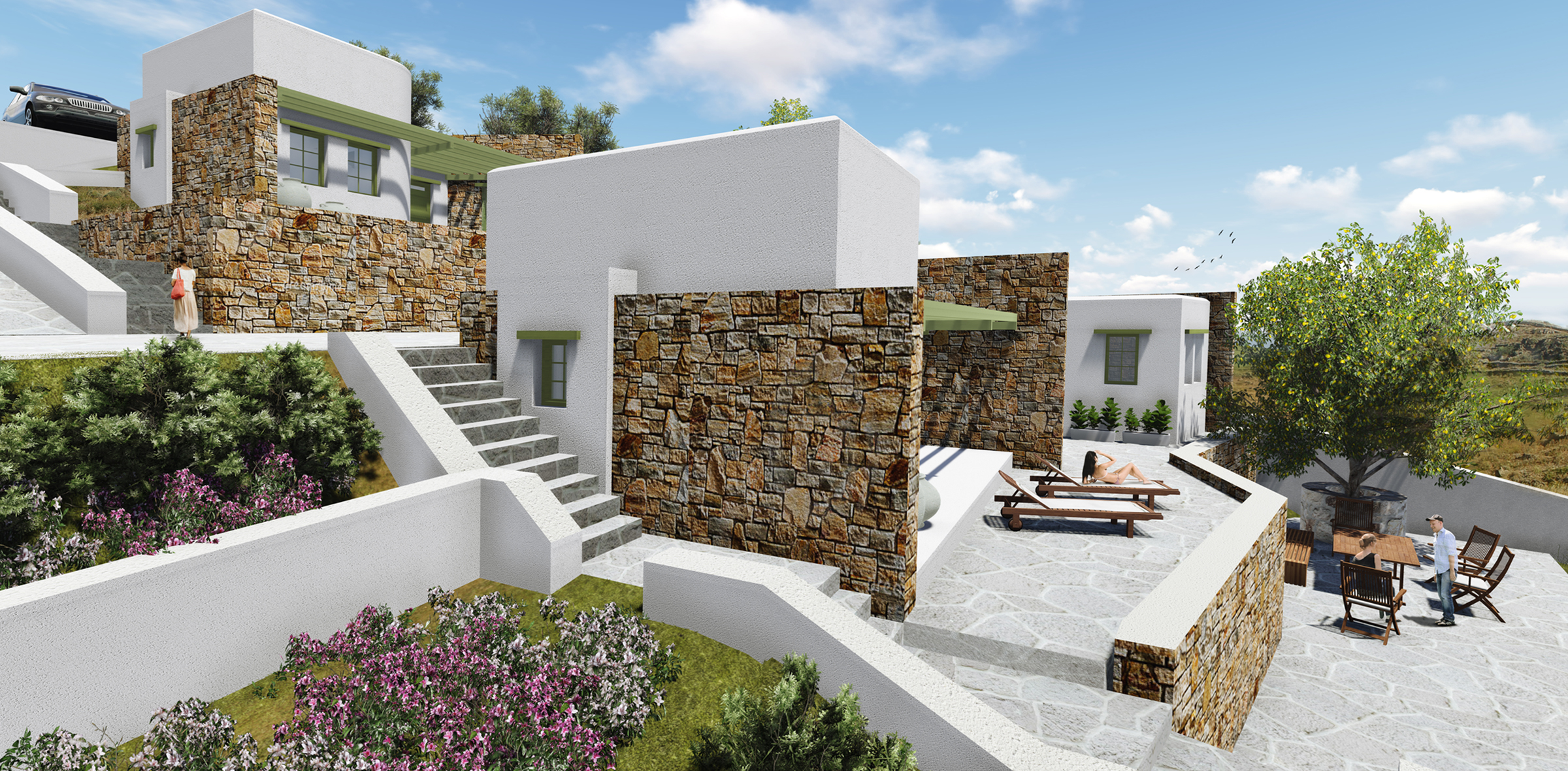 Agnandi-8 Houses In Folegandros Island by OFFICETWENTYFIVEARCHITECTS ...