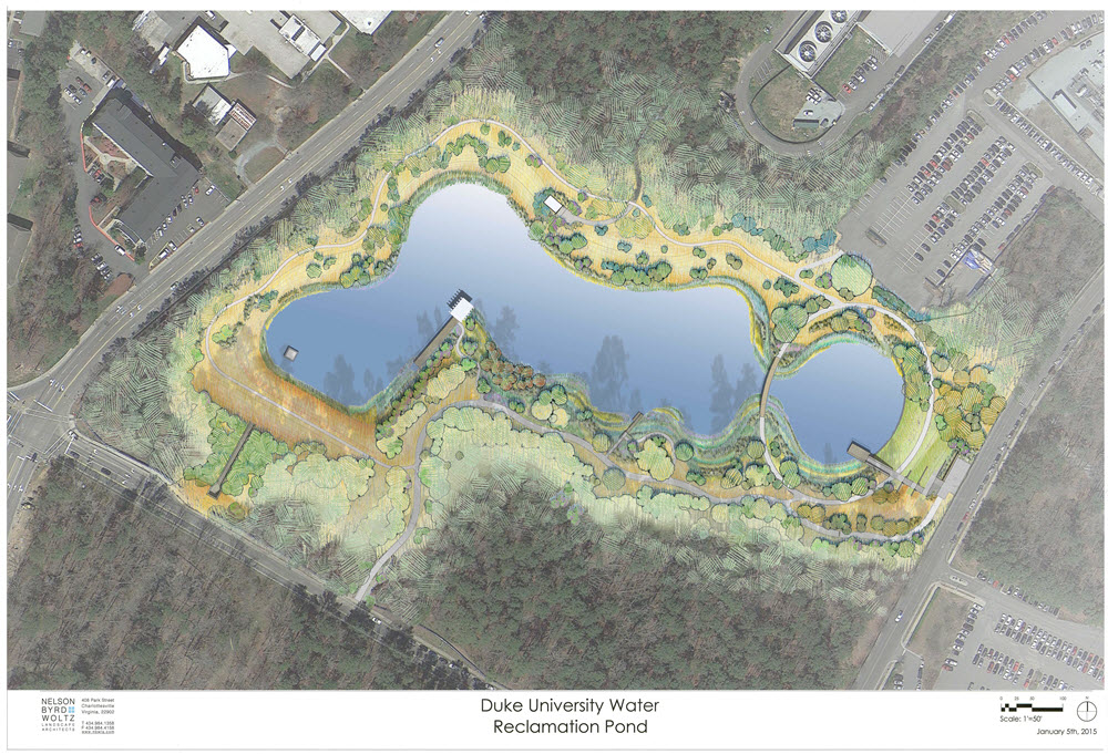 Duke Water Reclamation Pond by Nelson Byrd Woltz Landscape Architects ...