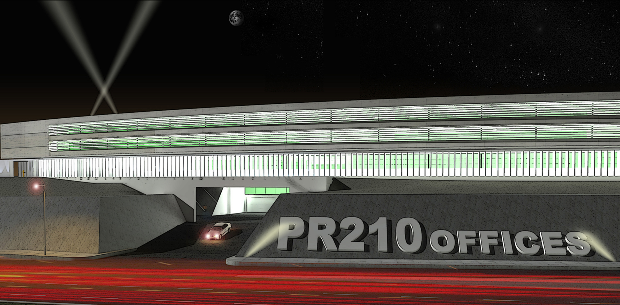 Private Competition "PR210 Office Building" by ...