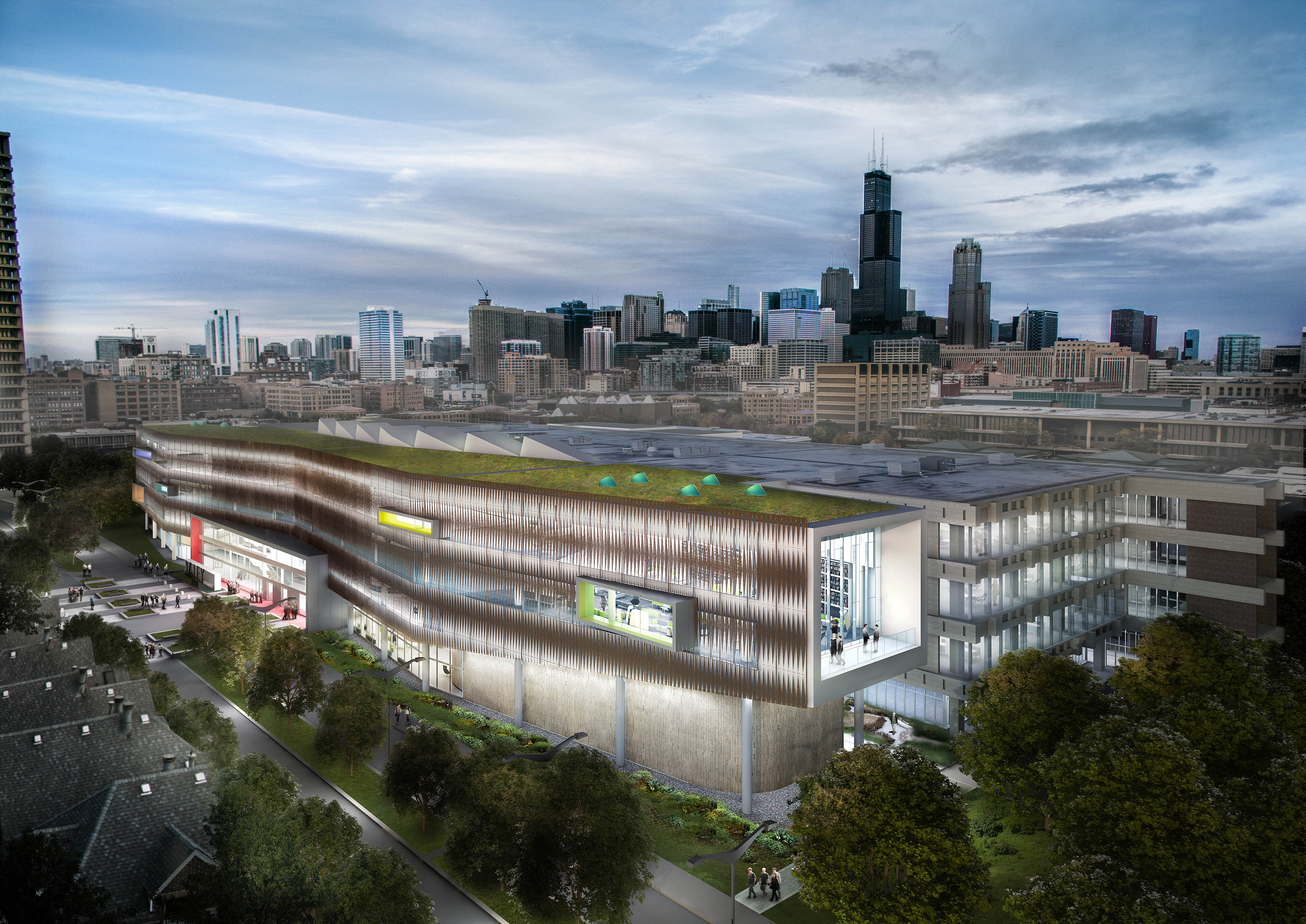 UIC Richard Daley Library Addition Master Plan by Bailey Edward ...