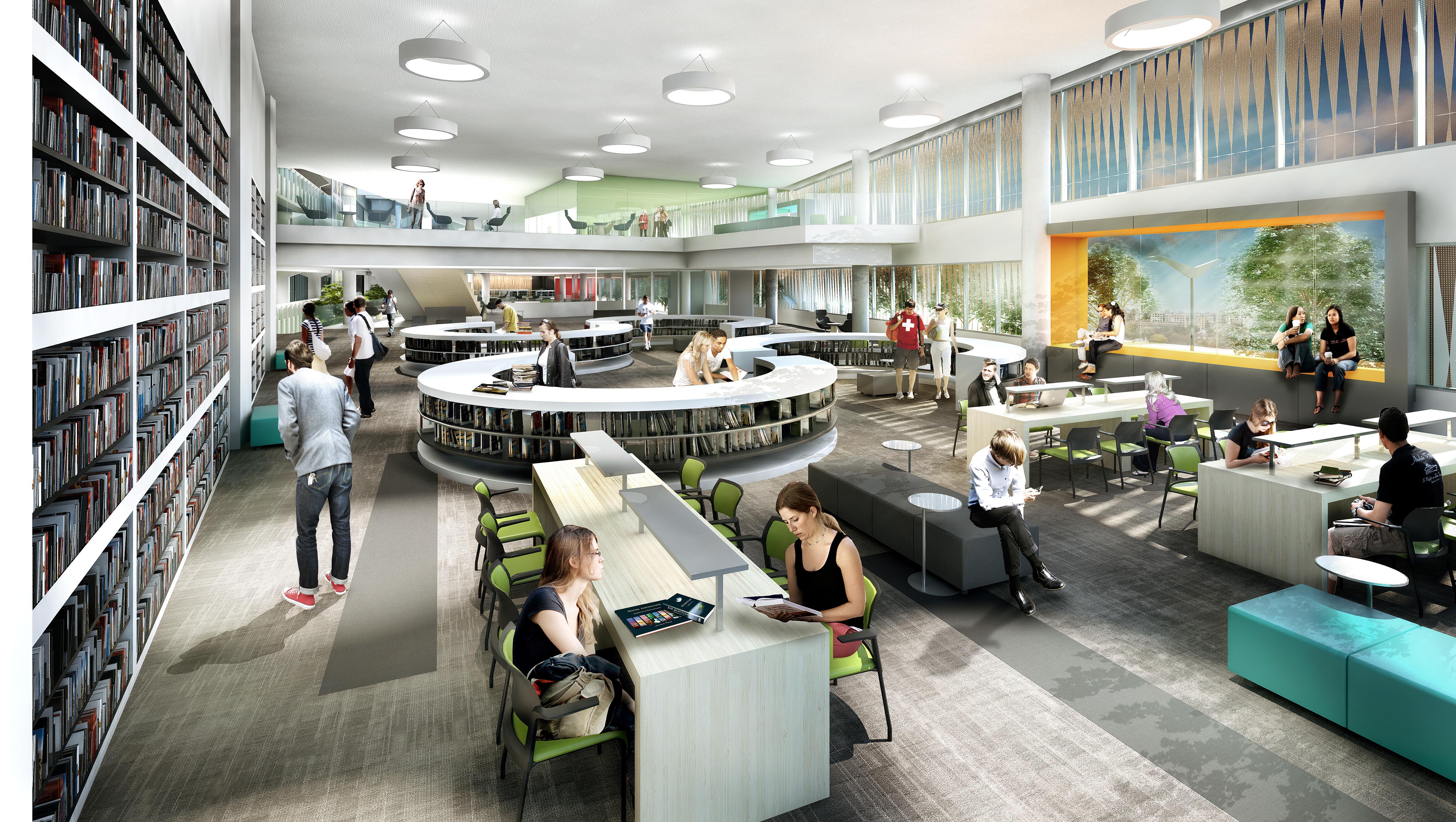 UIC Richard Daley Library Addition Master Plan by Bailey Edward ...