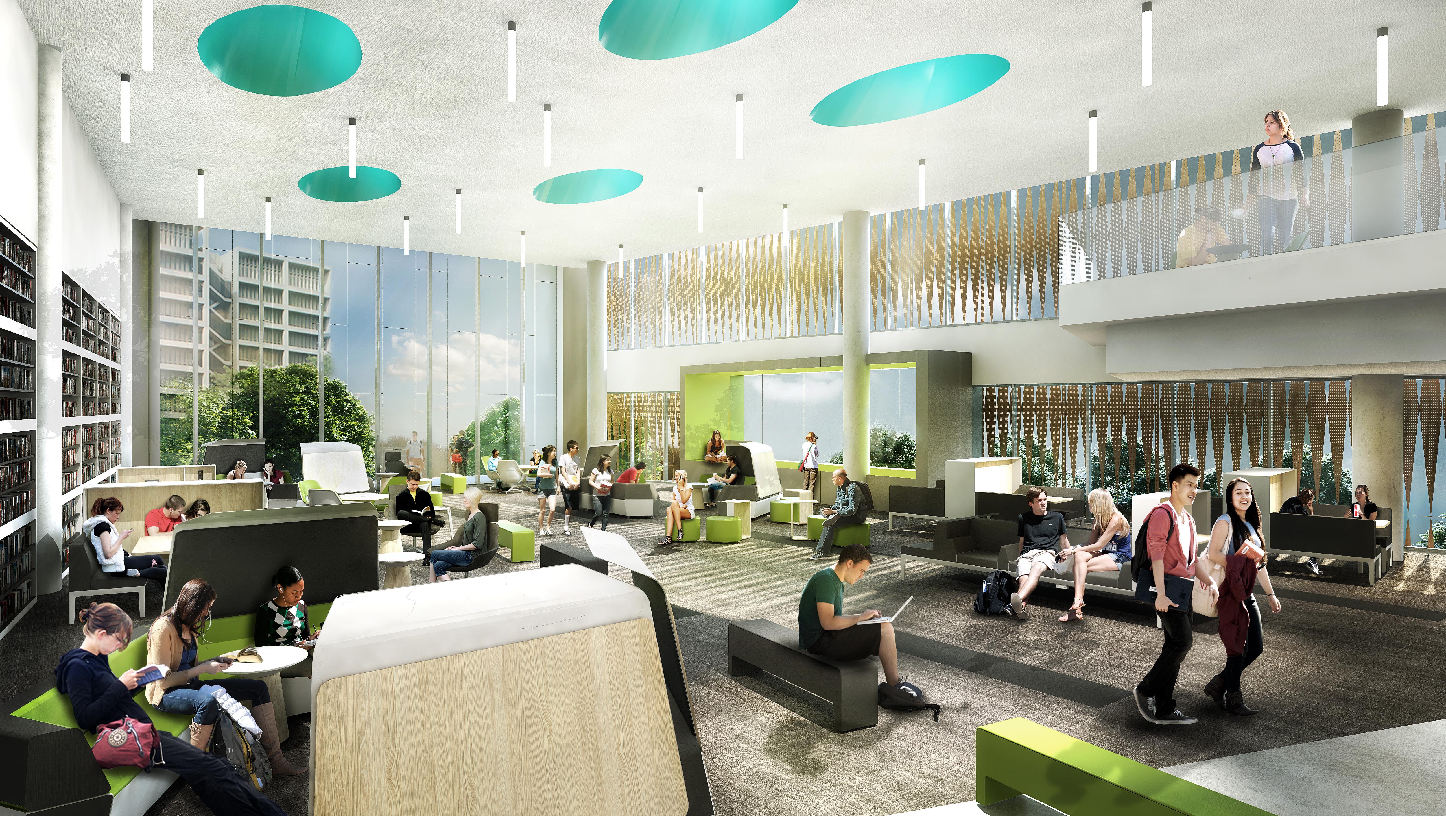 UIC Richard Daley Library Addition Master Plan by Bailey Edward ...