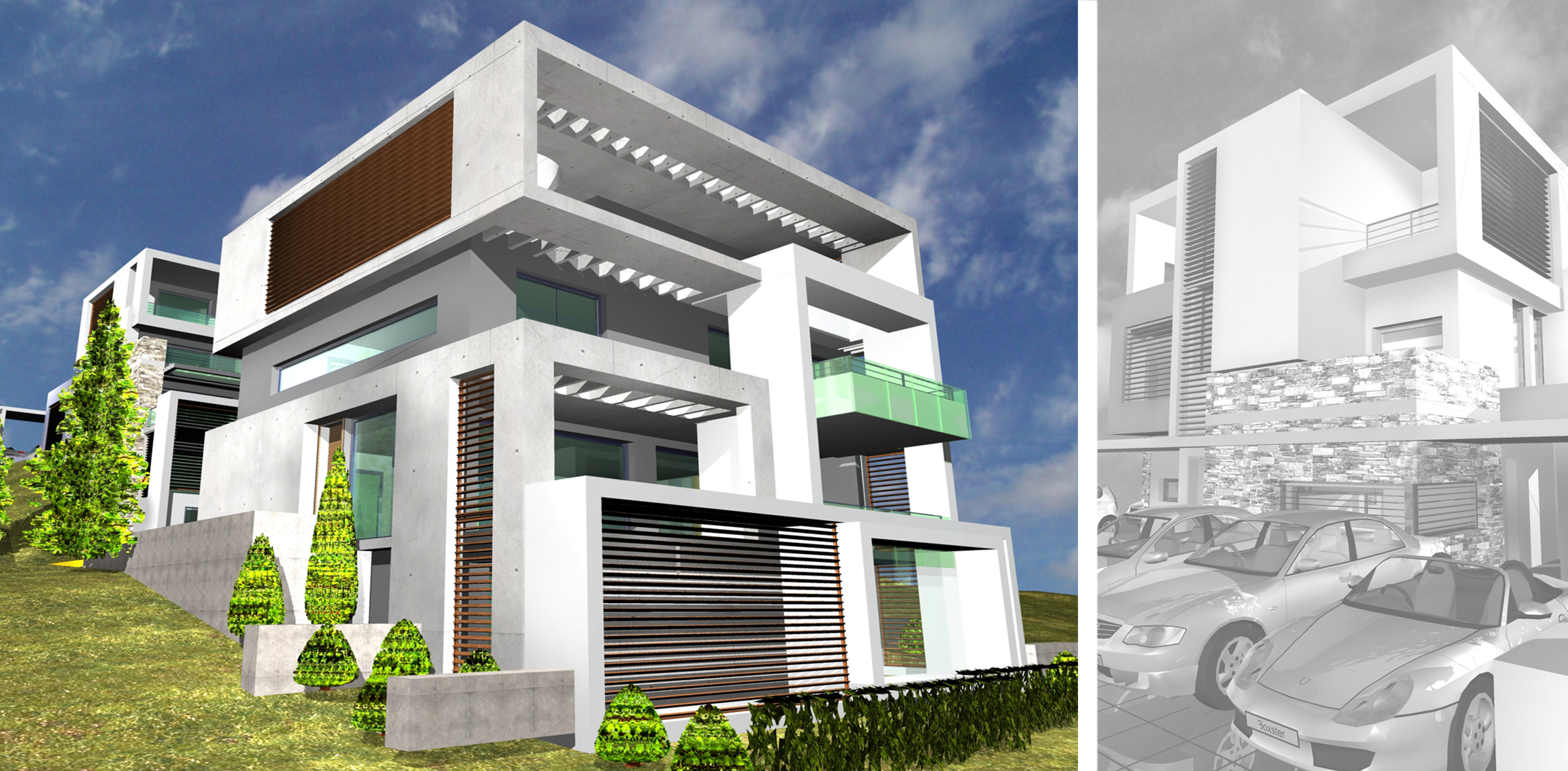 Housing Complex in Panorama by OFFICETWENTYFIVEARCHITECTS - Architizer