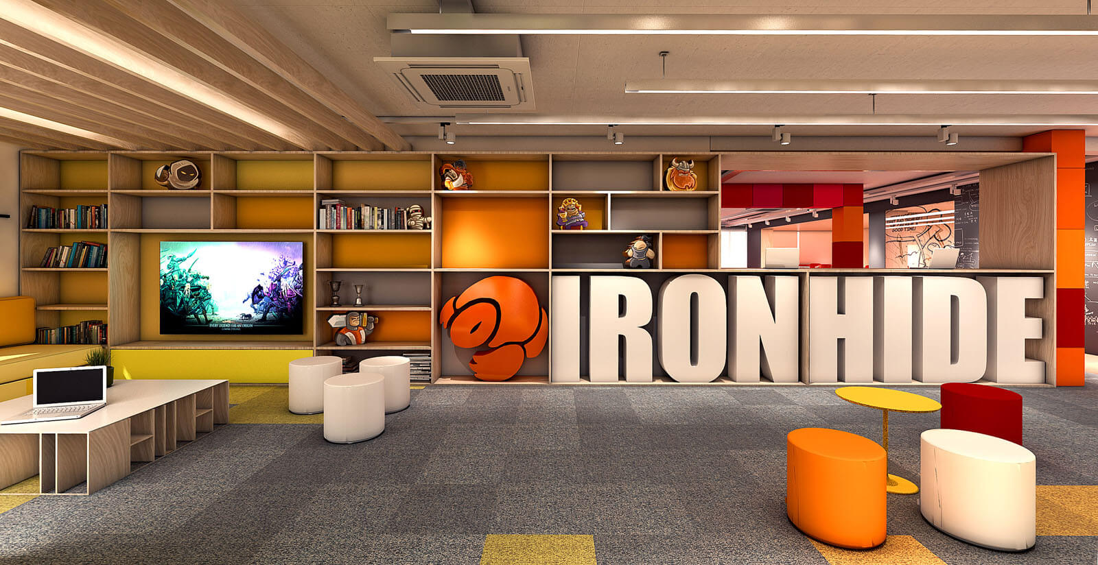 IRONHIDE Games Office by Martinez Rudolph Architects - Architizer