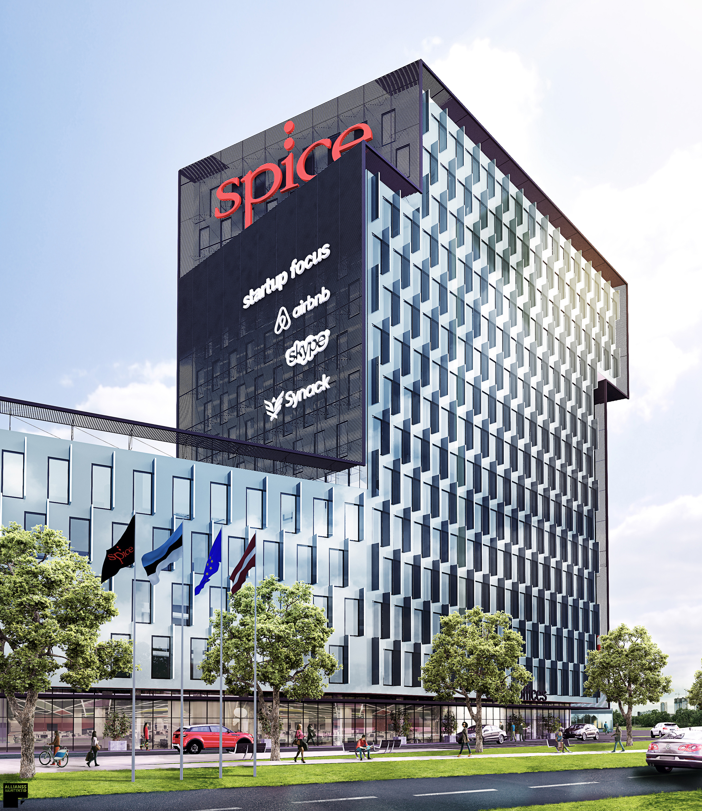 Spice office building by Allianss Arhitektid - Architizer
