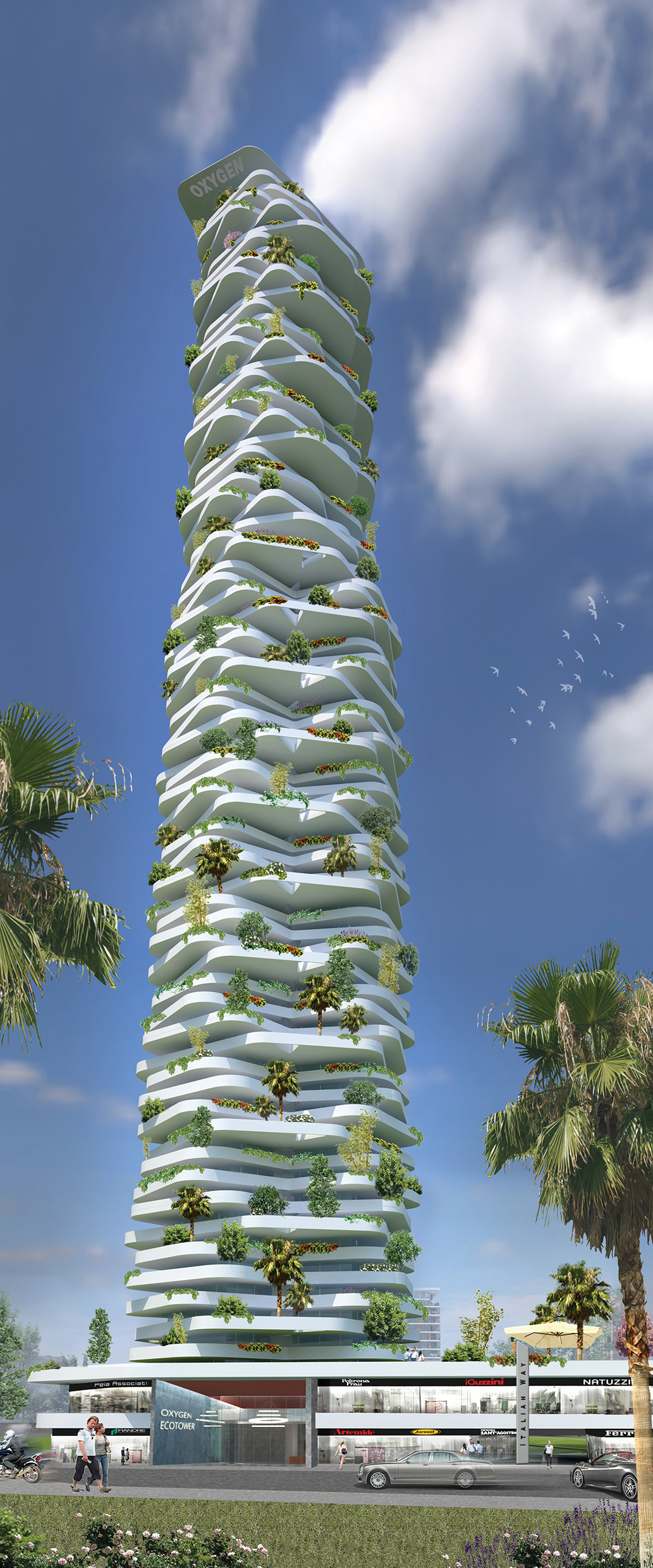 Oxygen Eco Tower by Progetto CMR - Architizer