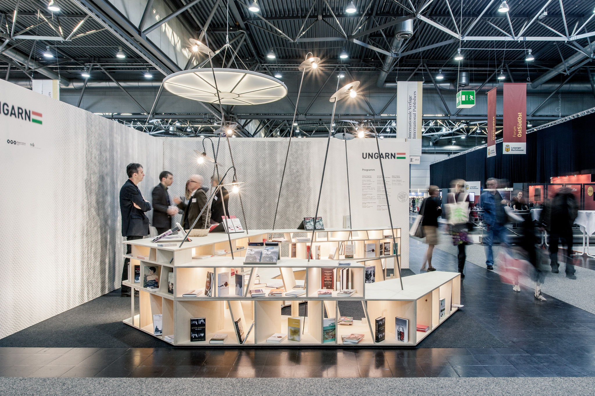 book fair stand Leipzig by sporaarchitects - Architizer