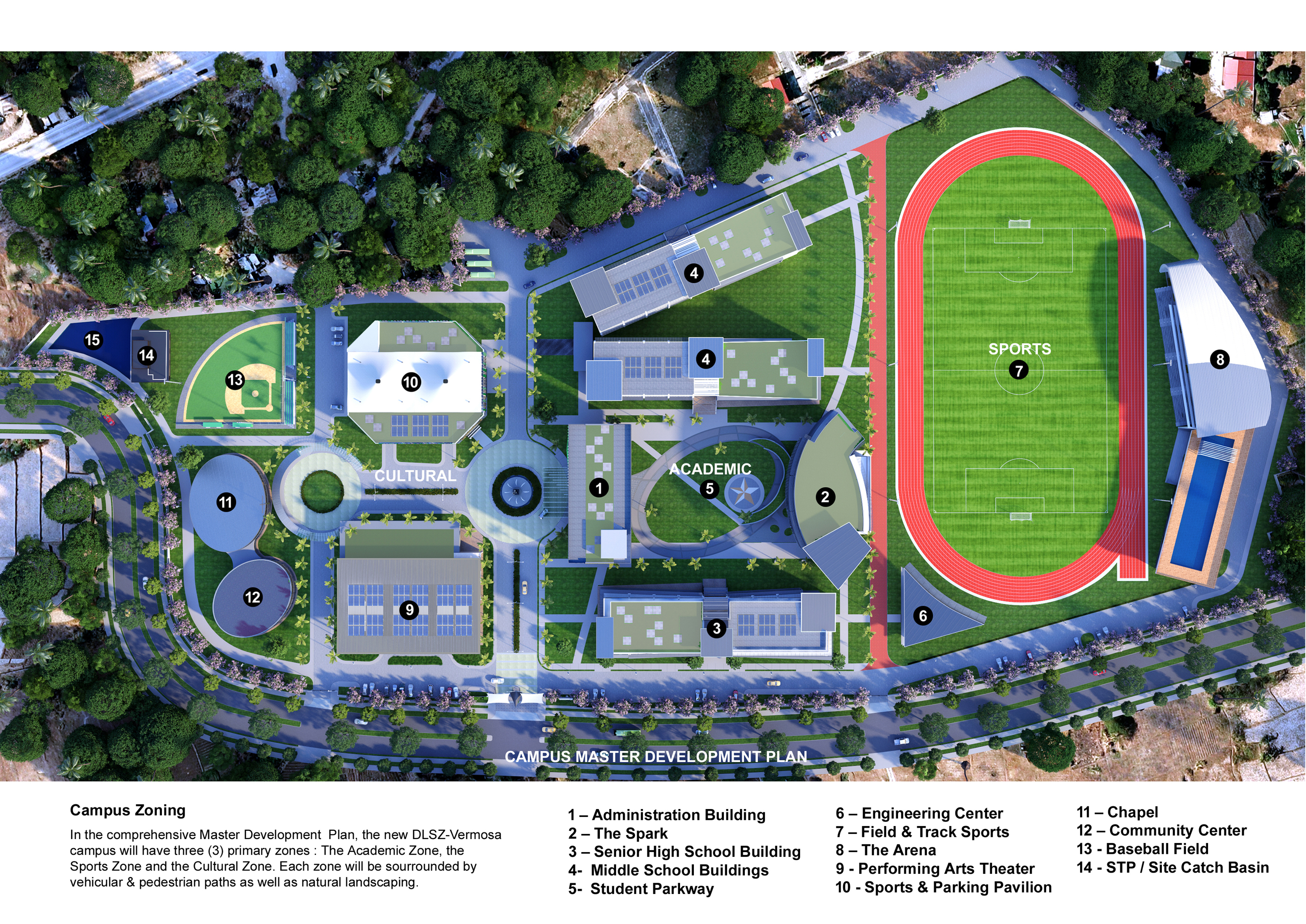 The De La Salle Santiago Zobel High School Campus by THE SAGE GROUP ...