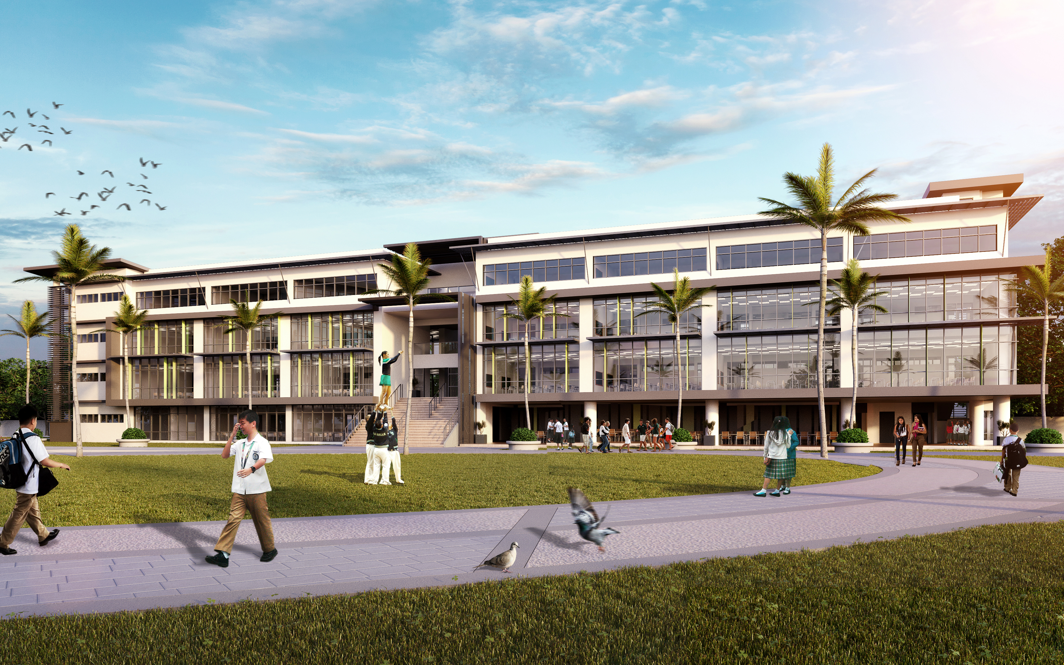 The Vermosa Senior High School Building by THE SAGE GROUP ASIA - Architizer